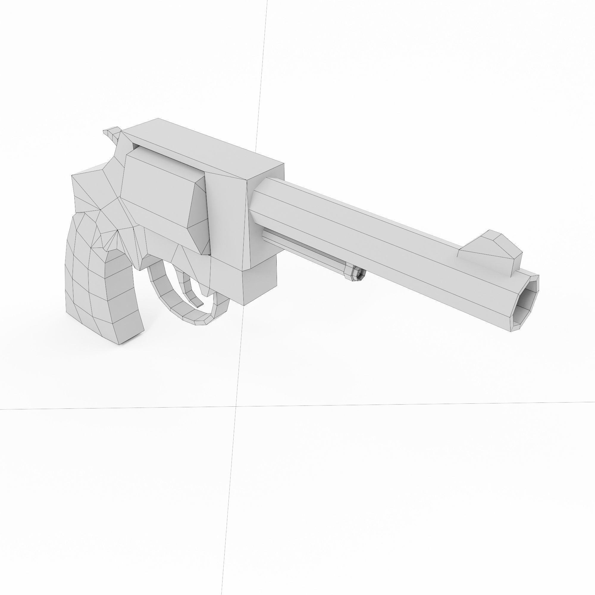 3D model M1917 Revolver VR / AR / low-poly | CGTrader