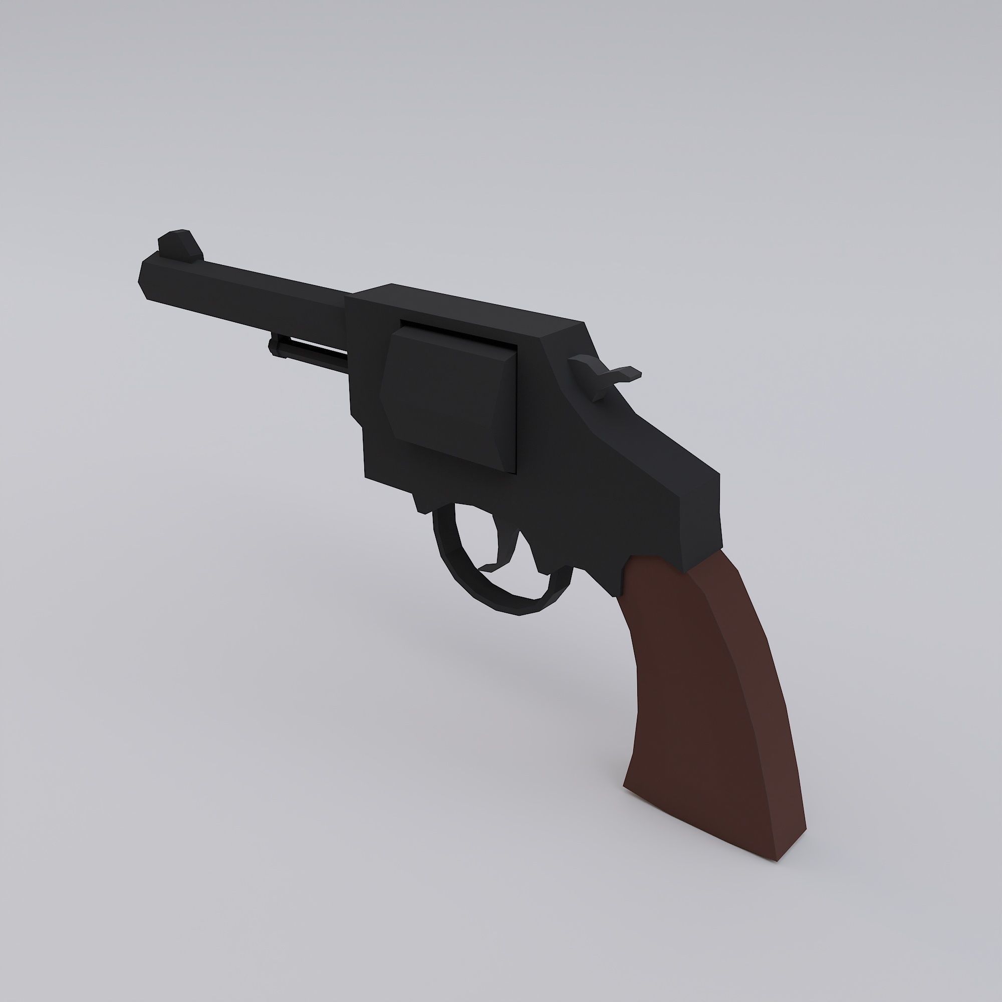 3D model M1917 Revolver VR / AR / low-poly | CGTrader