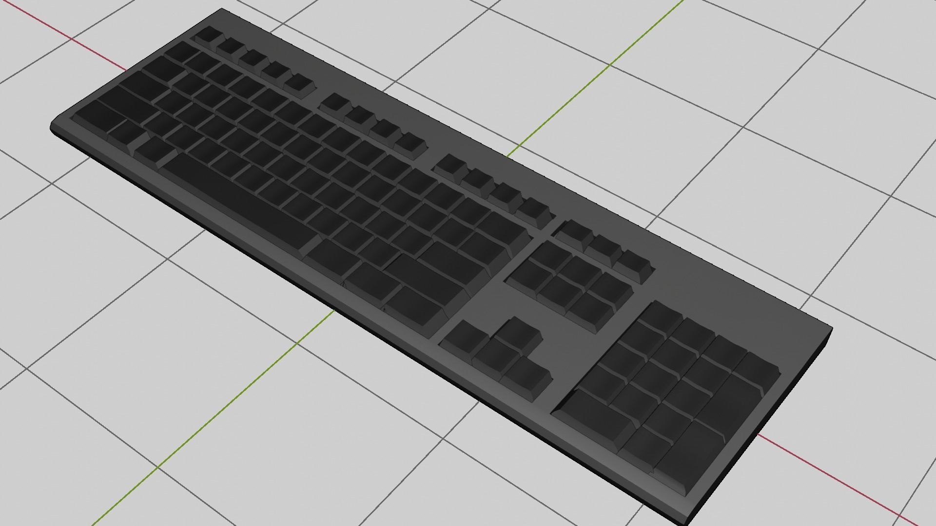 Rgb keyboard 3D model | CGTrader