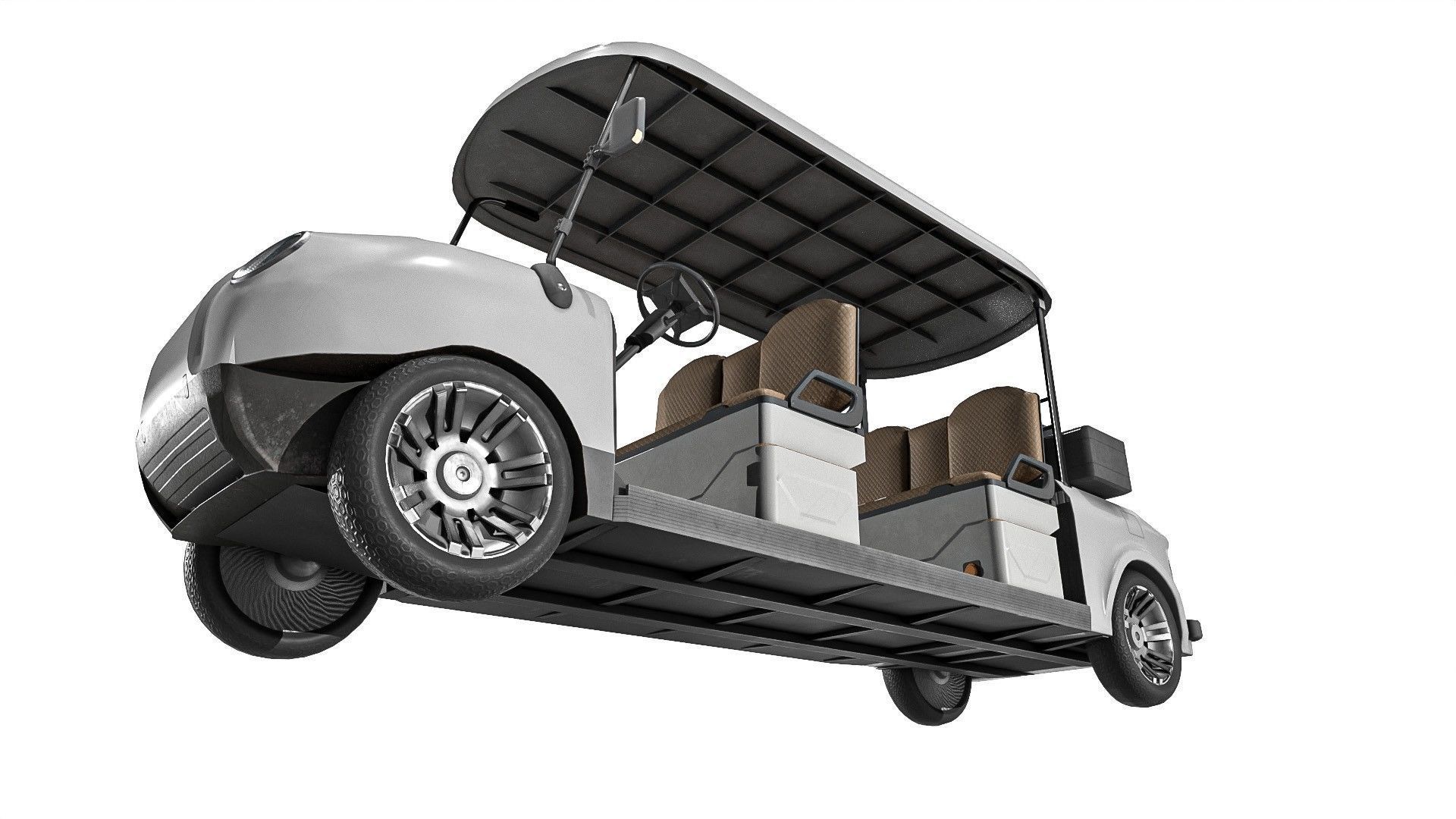 3D model Golf Buggy Car VR / AR / low-poly | CGTrader