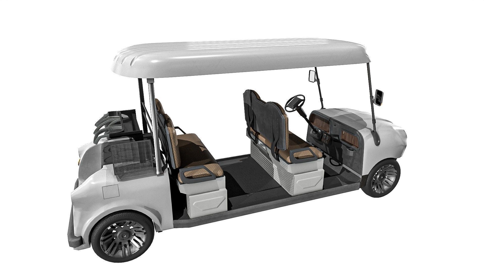 3D model Golf Buggy Car VR / AR / low-poly | CGTrader