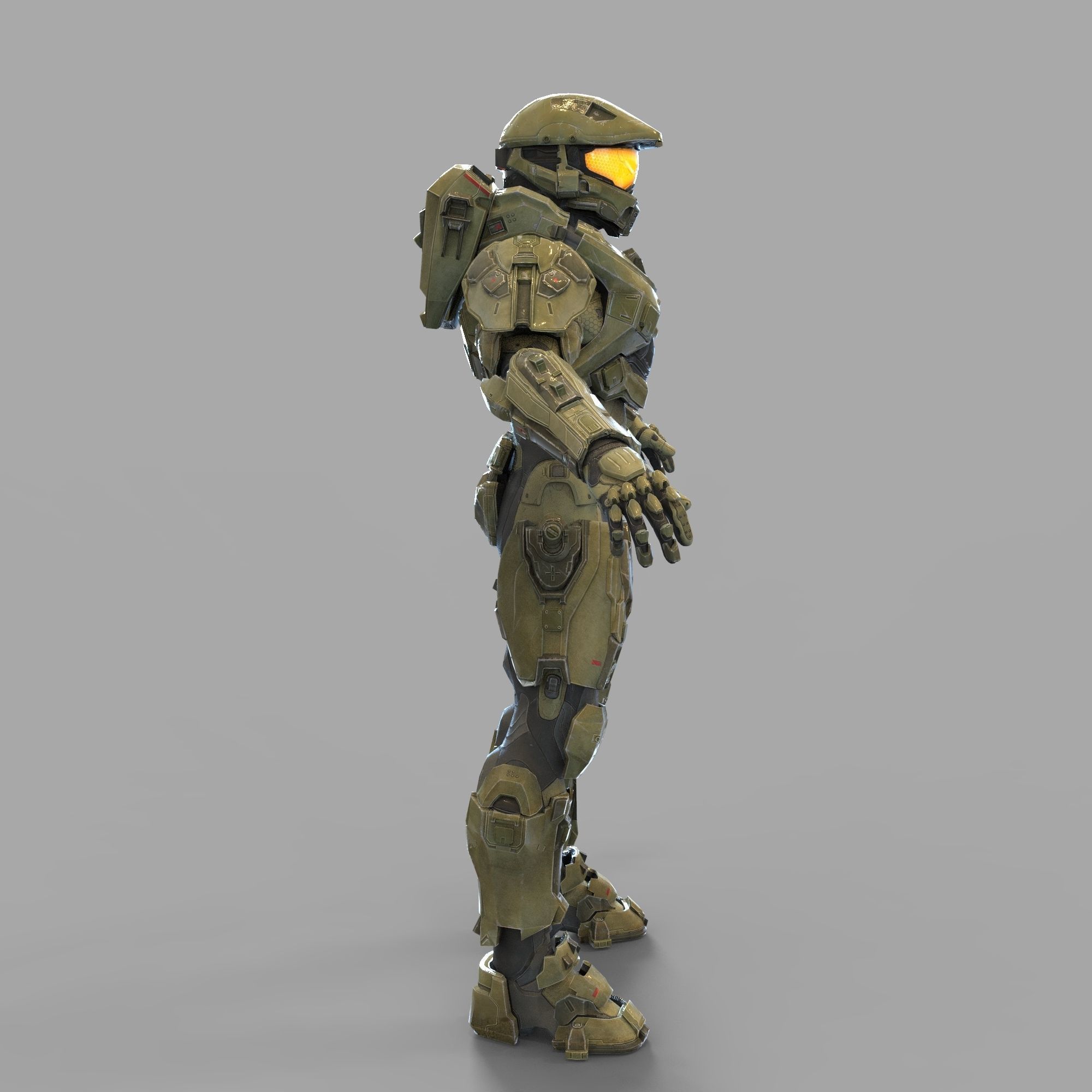 Halo 5 Master Chief Full Body Wearable Armor with Helmet 3D model 3D ...