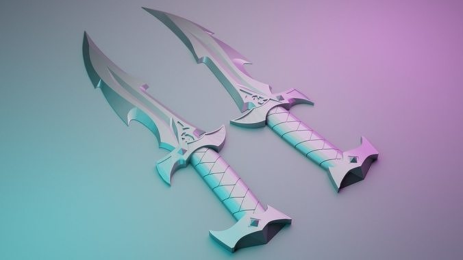 Valorant Reaver Knife 3D model 3D printable | CGTrader
