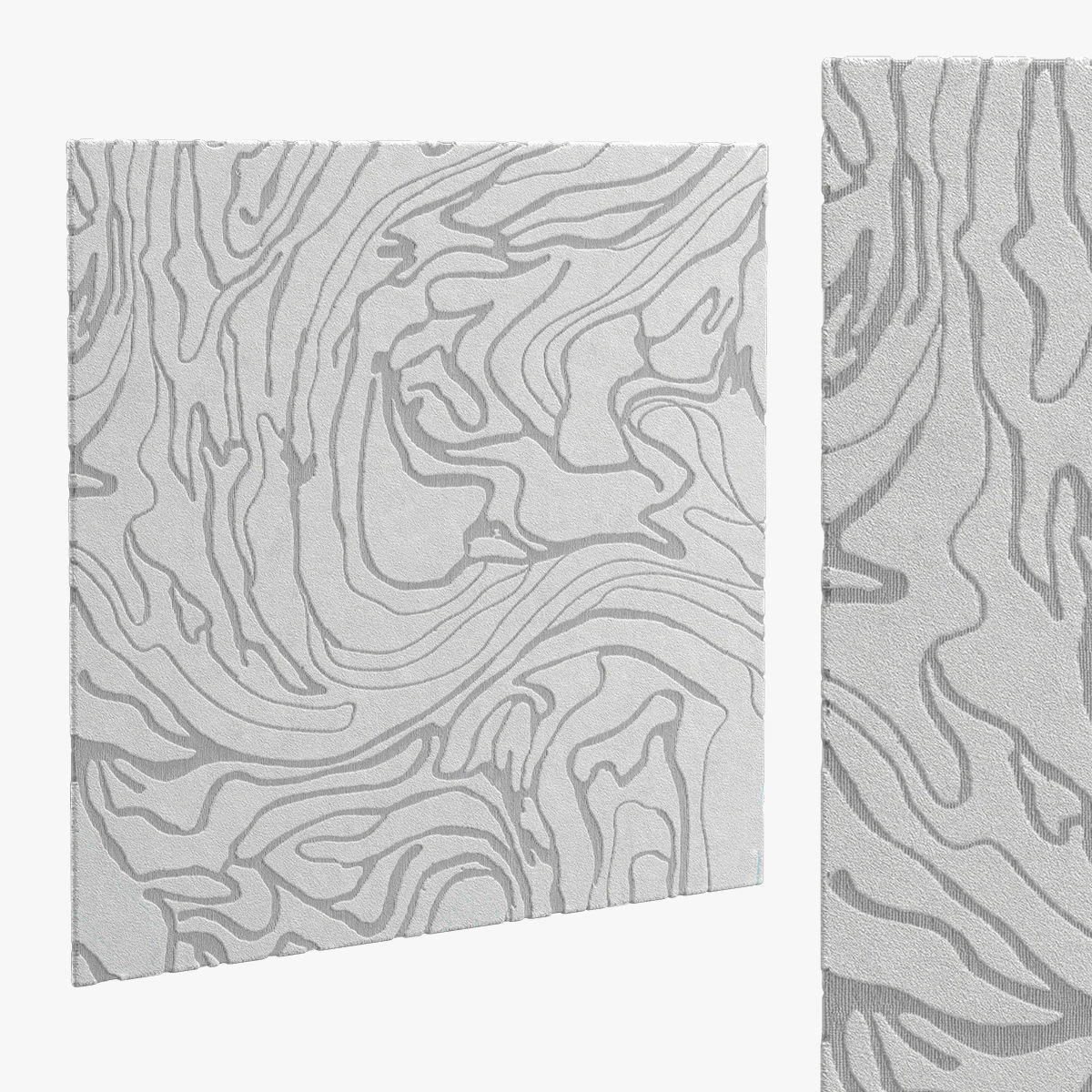 Gray River RUG 3D model | CGTrader