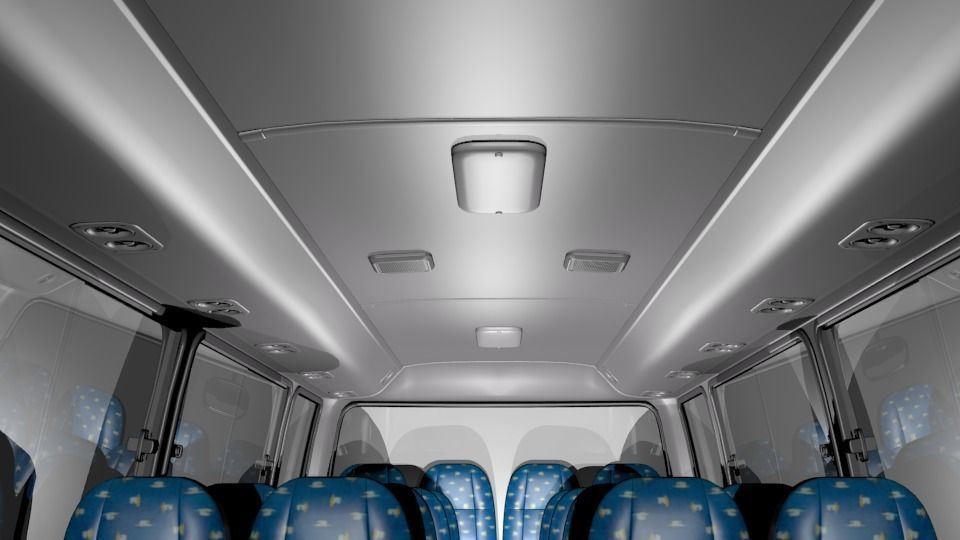 3D model Toyota Coaster Bus VR / AR / low-poly | CGTrader