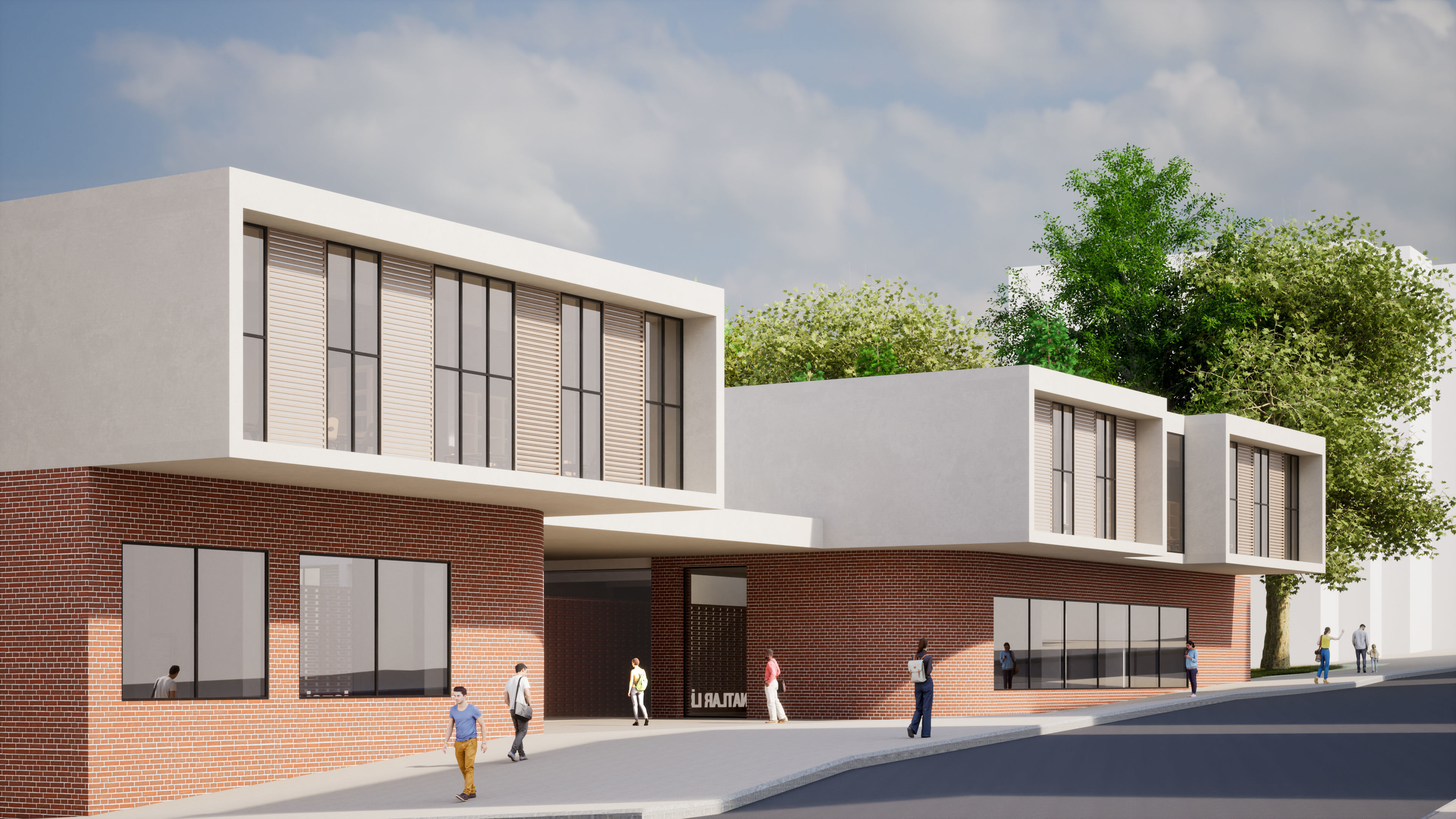 High School Building Revit Project 3D model | CGTrader