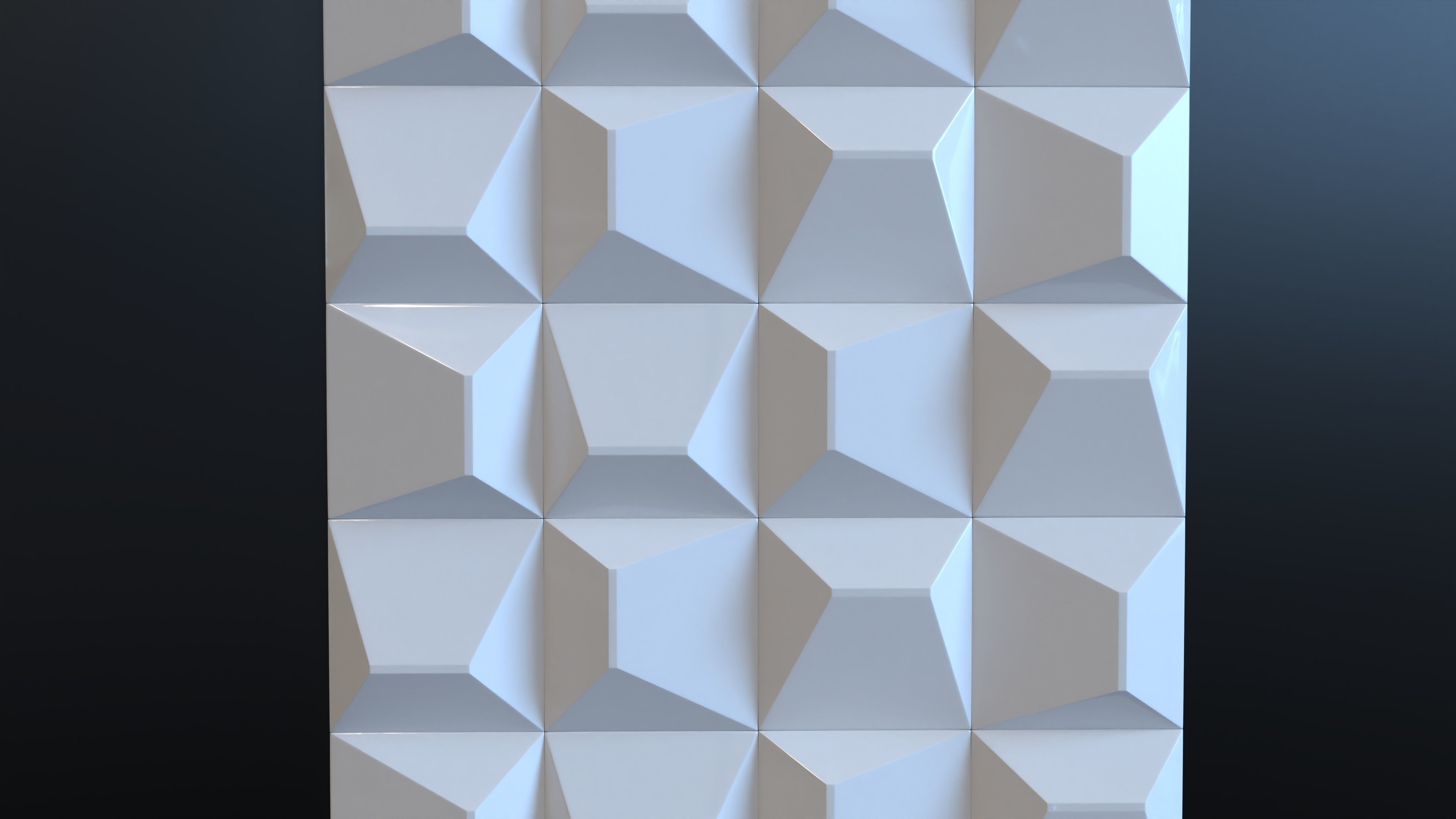 3d wall tiles decorative pack 12 pcs 3D model | CGTrader