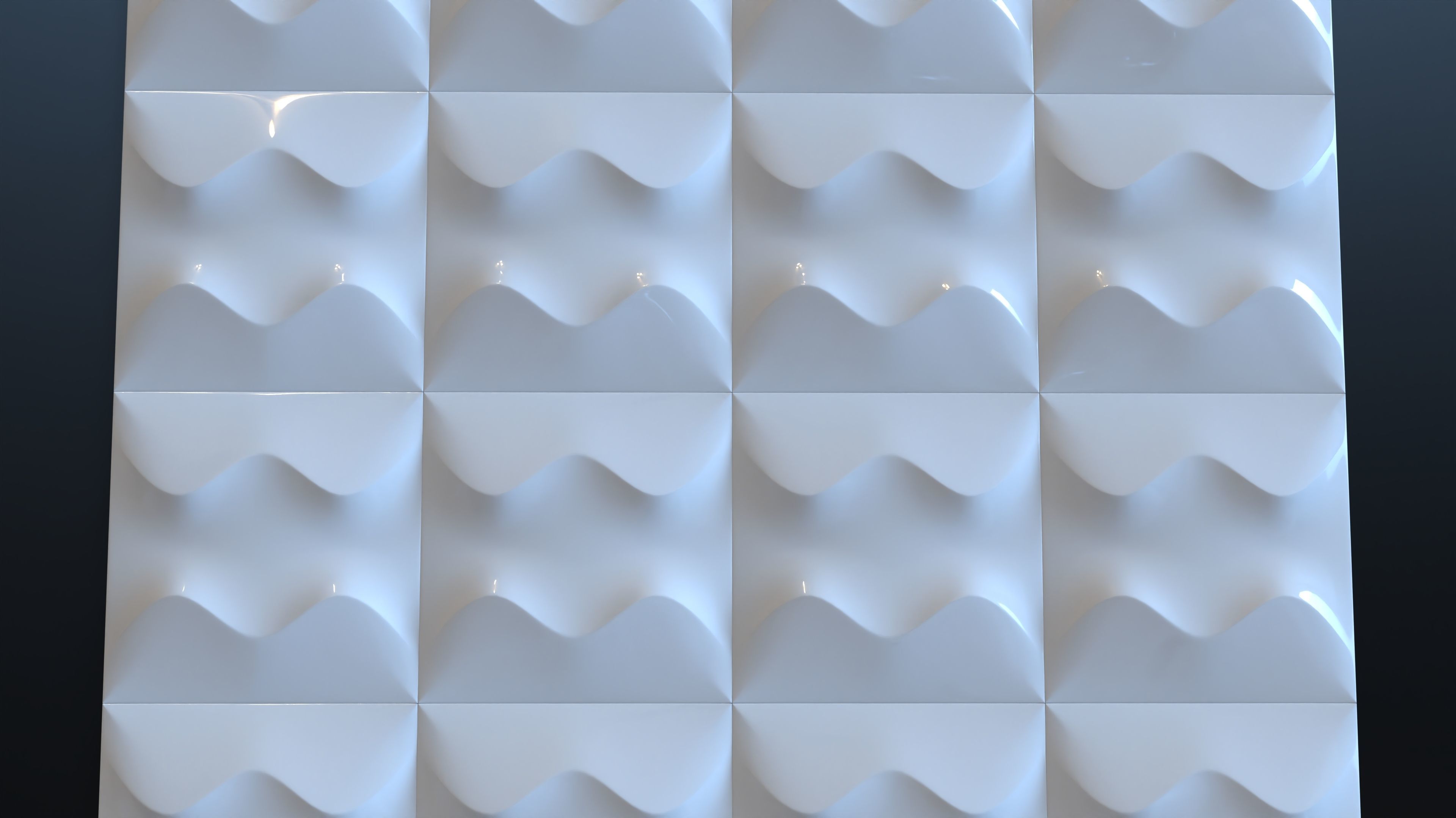 3d wall tiles decorative pack 12 pcs 3D model | CGTrader