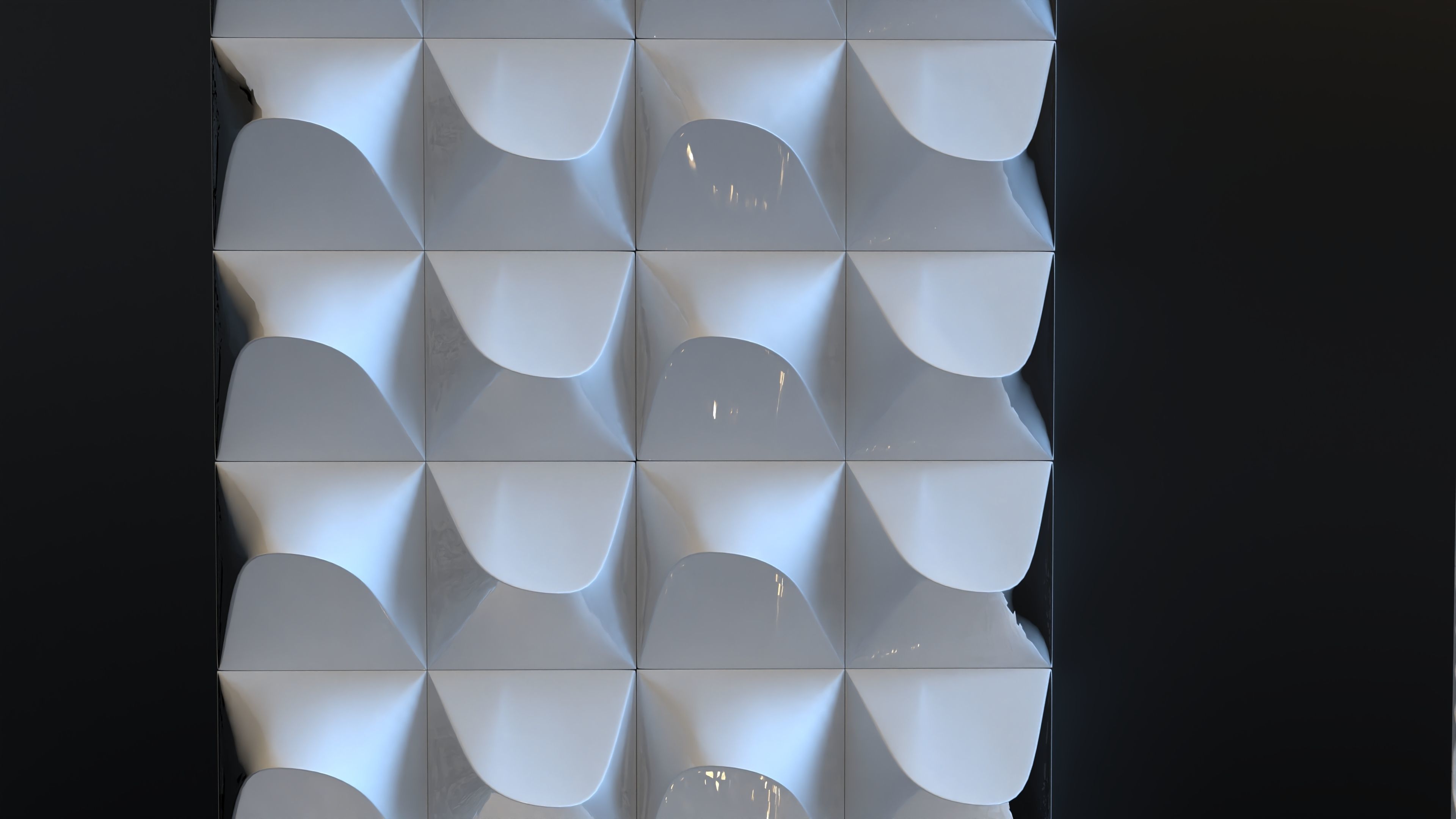 3d wall tiles decorative pack 12 pcs 3D model | CGTrader