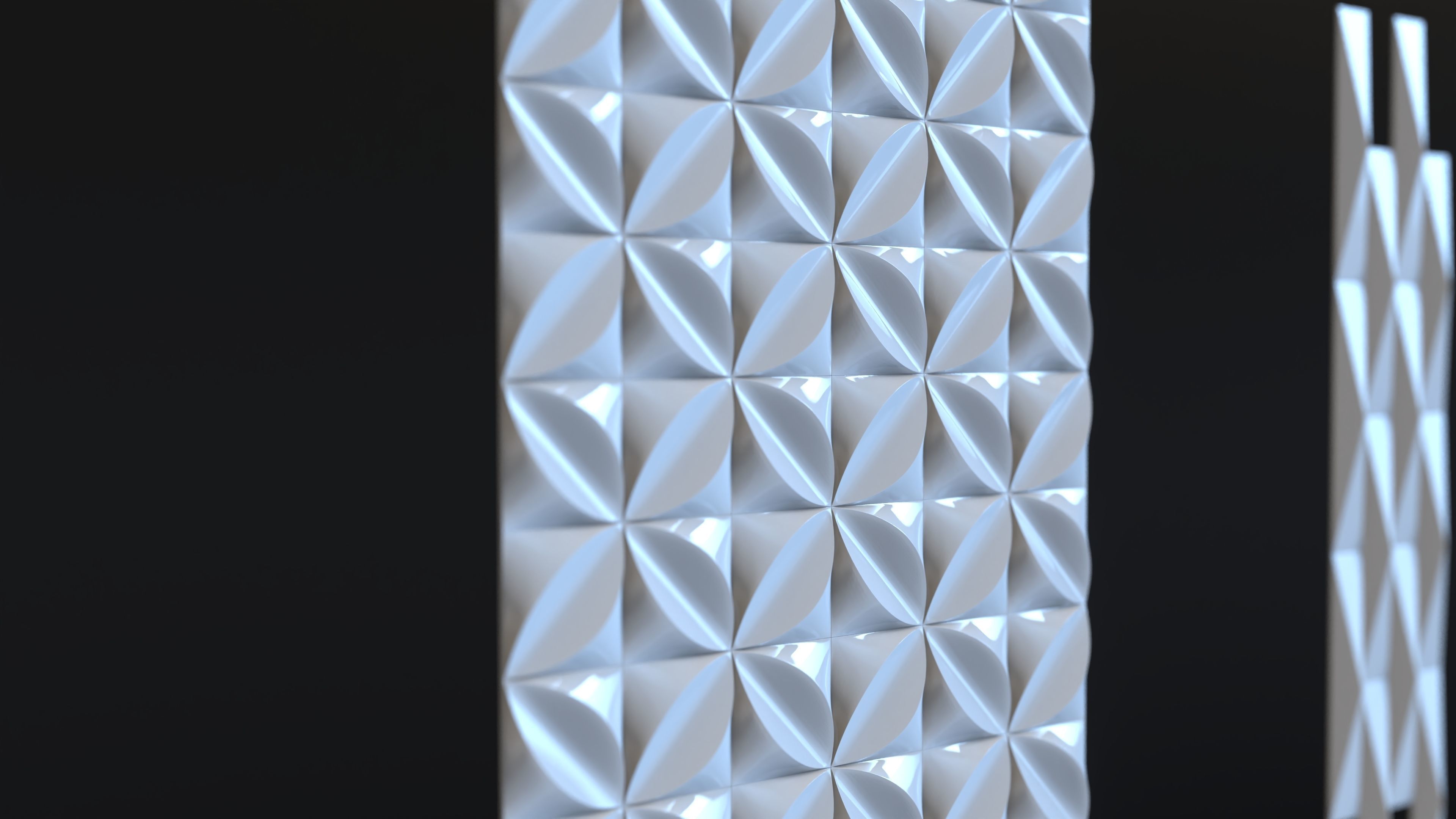 3d wall tiles decorative pack 12 pcs 3D model | CGTrader