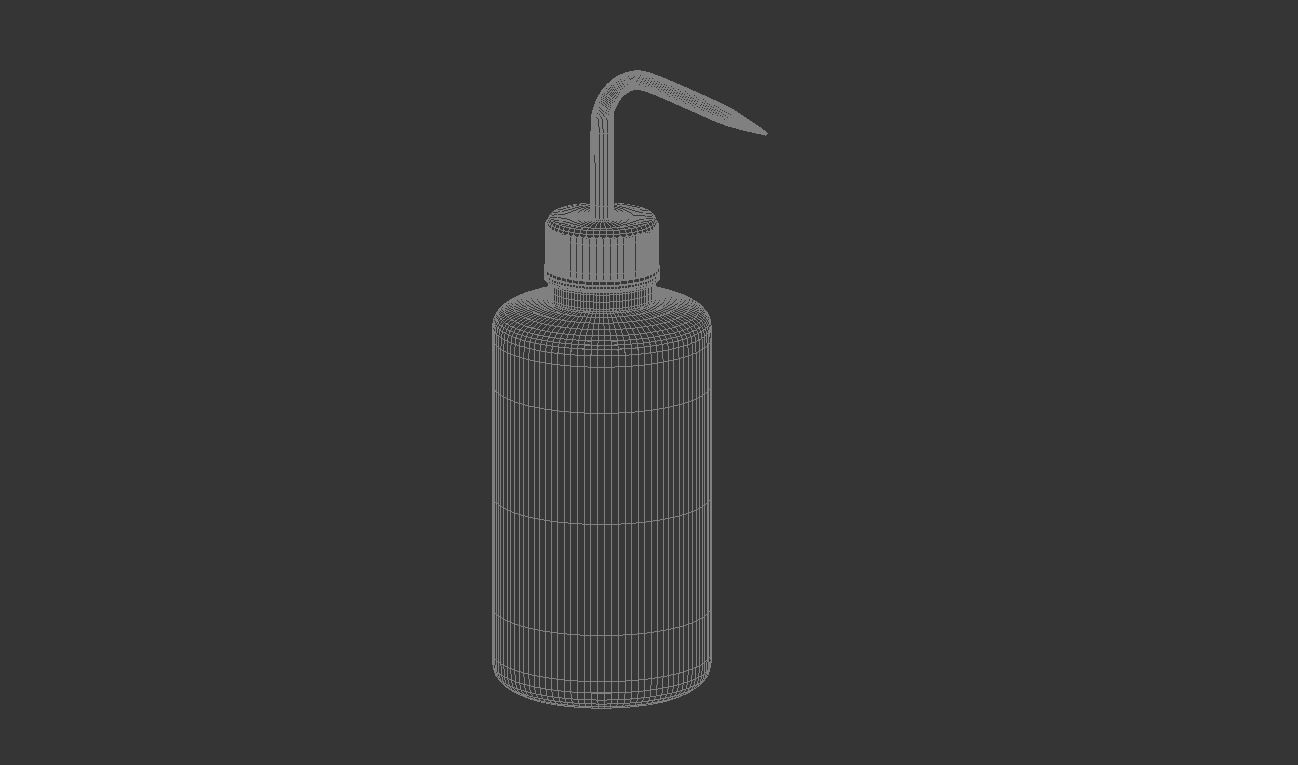 Tattoo wash bottle free 3D model | CGTrader