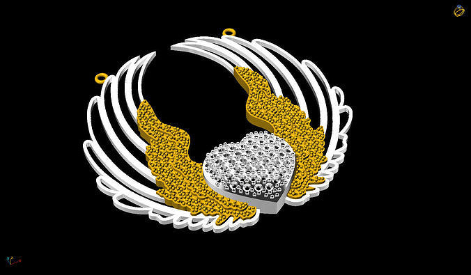 Flaming Angel 3D model | CGTrader