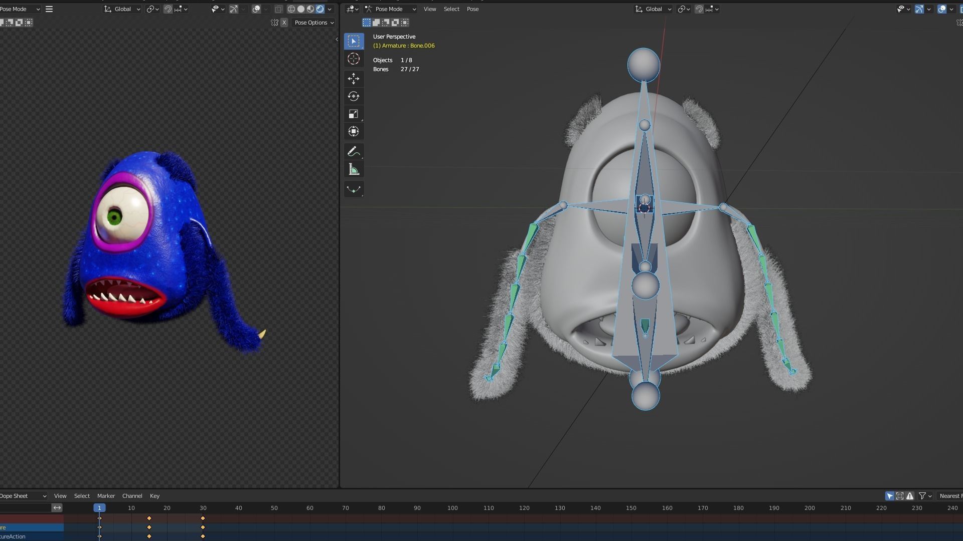 3D model one eye monster VR / AR / low-poly | CGTrader