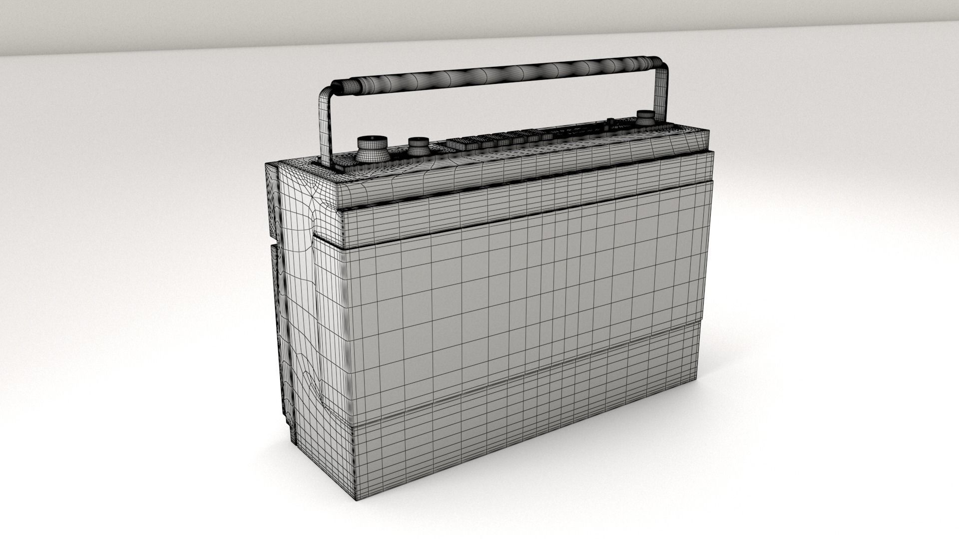 Radio portable cassette player 3D model | CGTrader