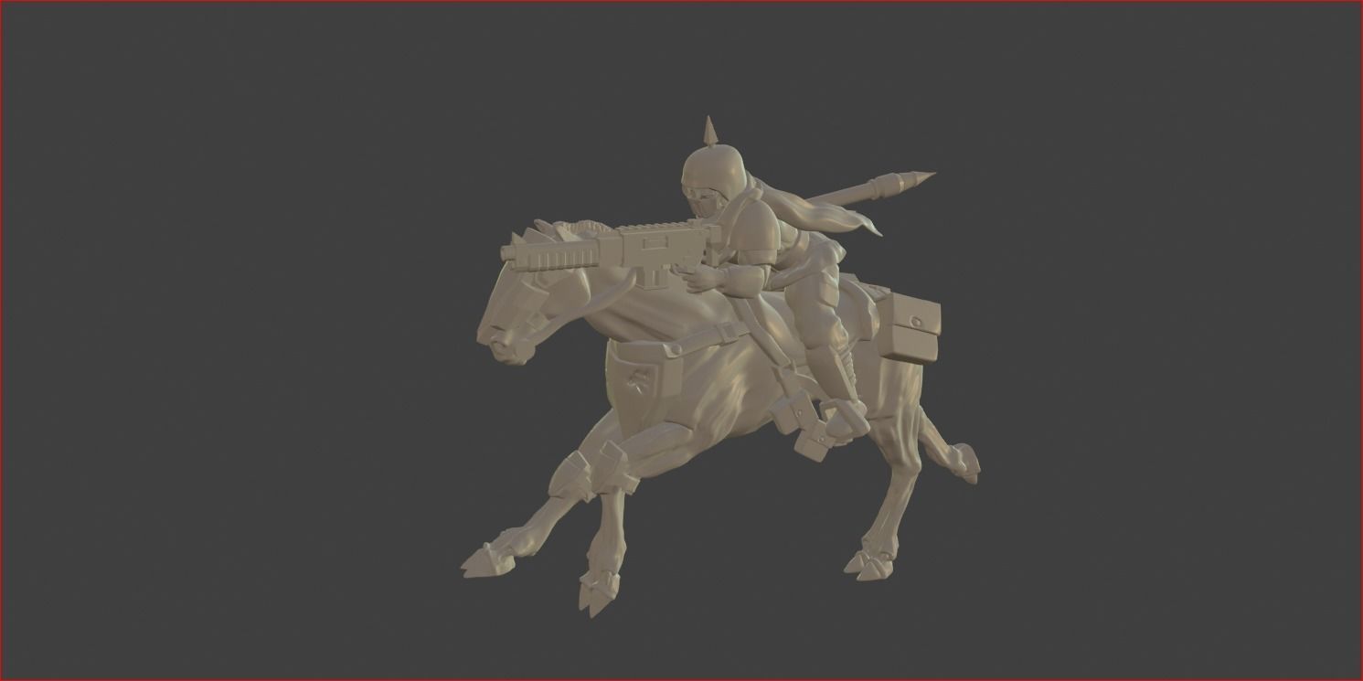 Mass Jager Cavalry 3D model | CGTrader