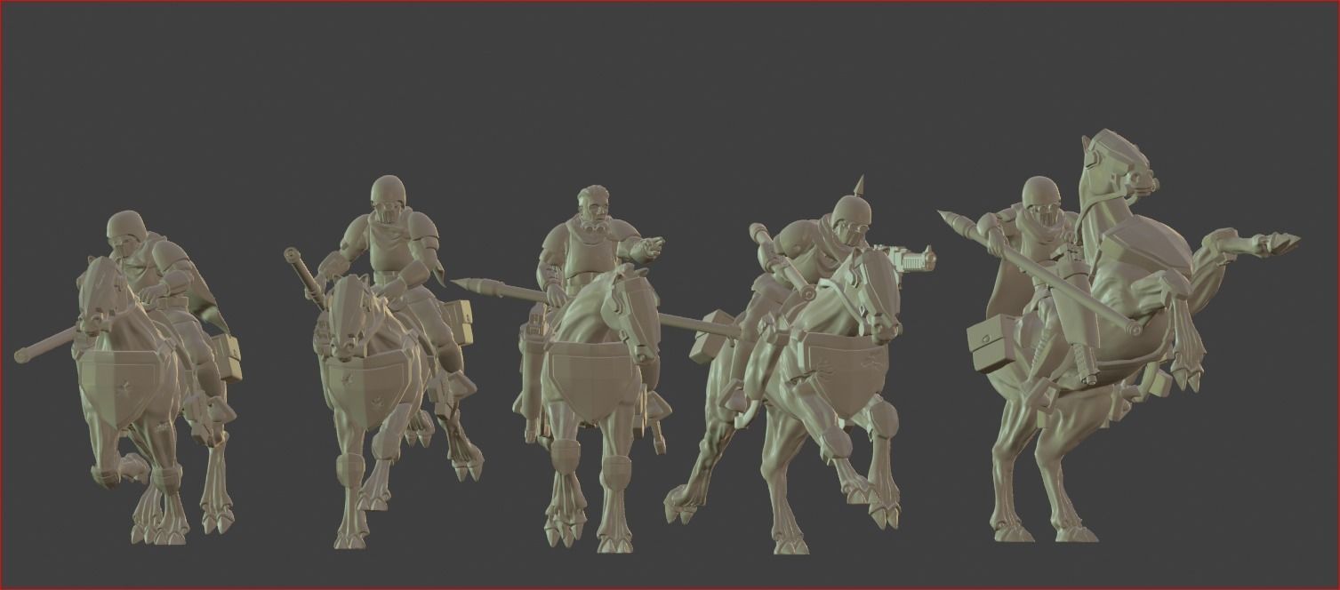 Mass Jager Cavalry 3D model | CGTrader