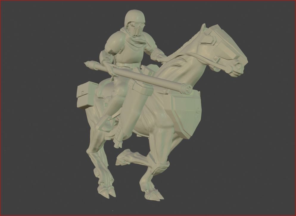 Mass Jager Cavalry 3D model | CGTrader