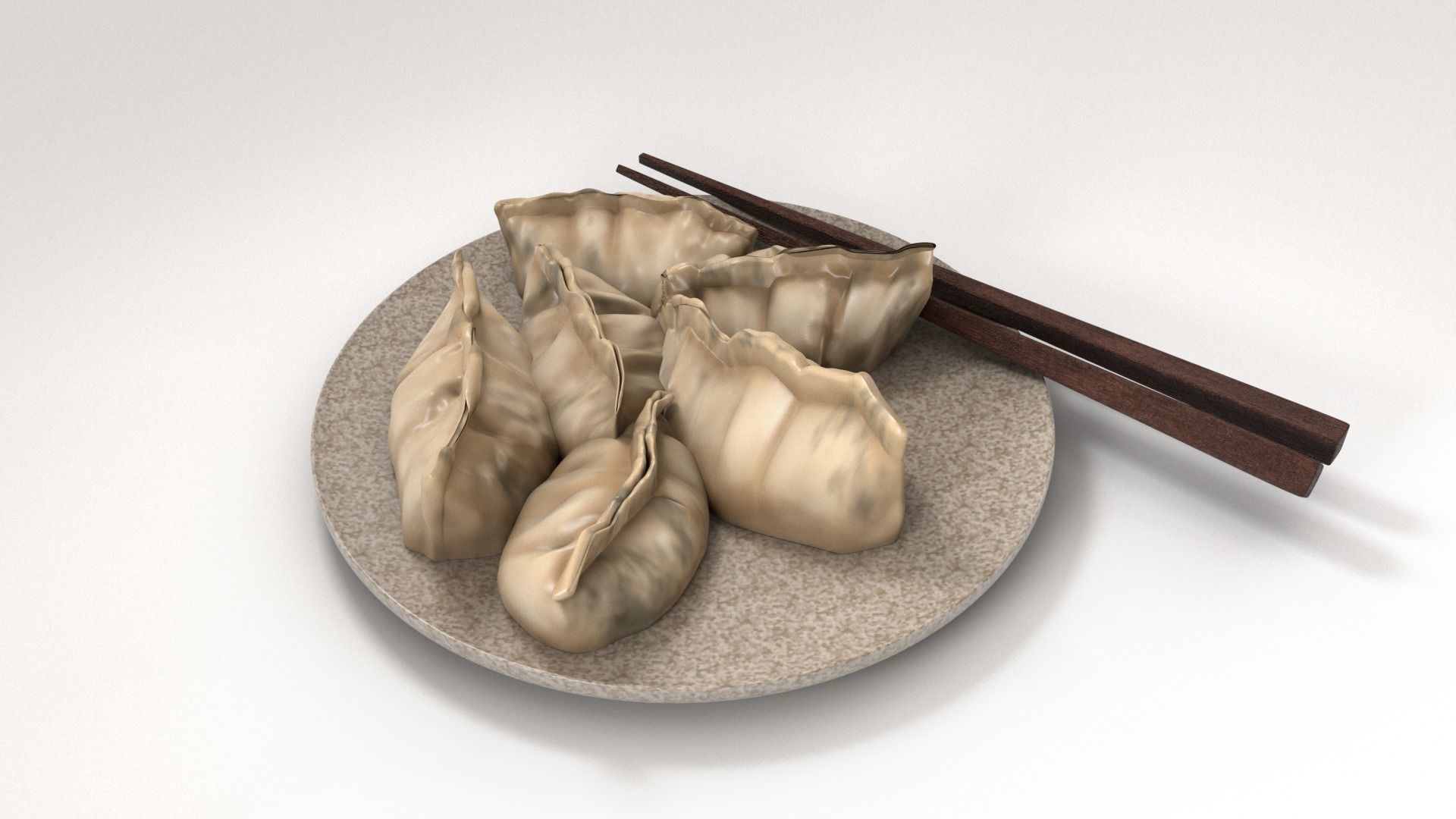 Asian Food 3D model | CGTrader