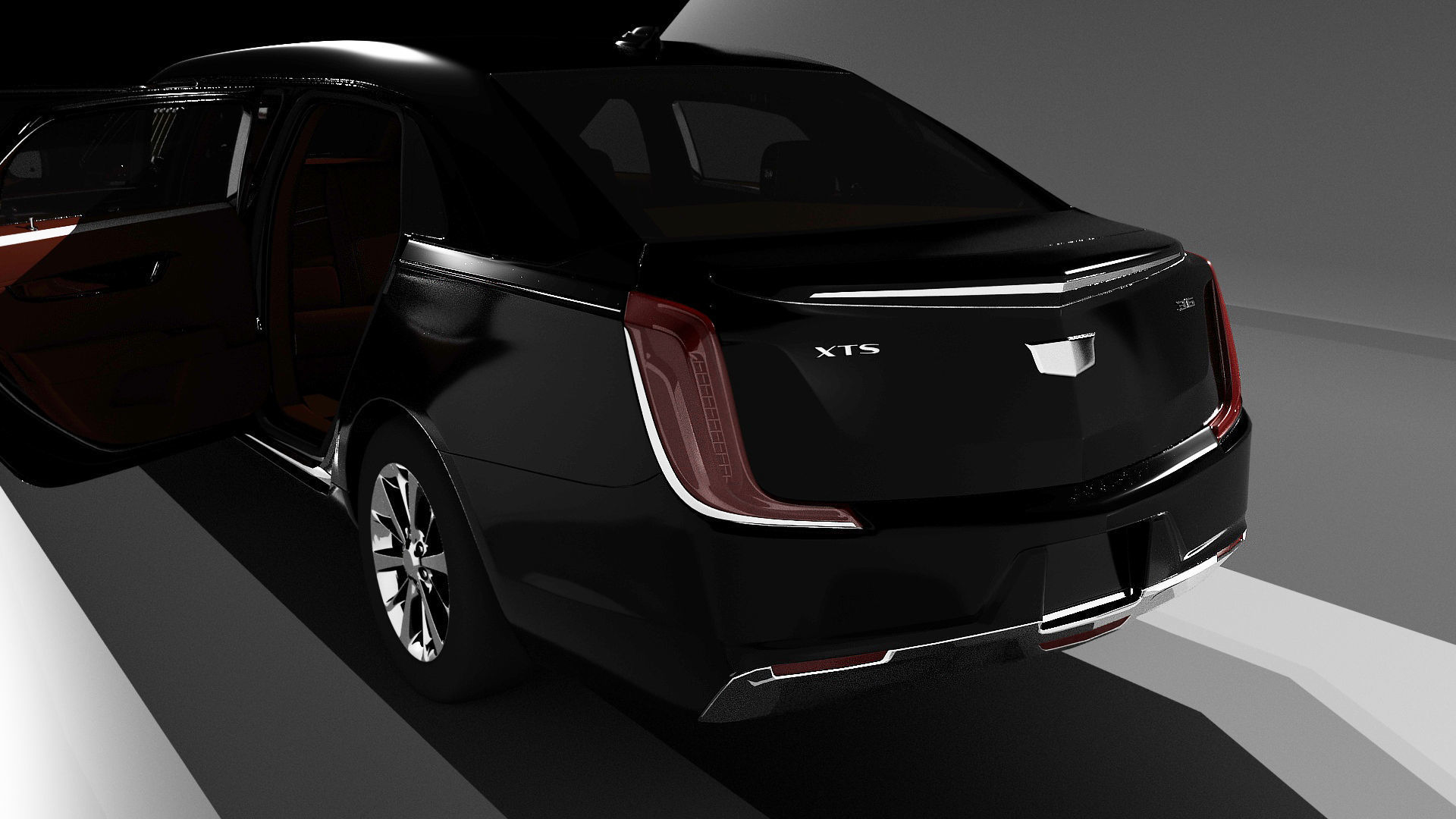 Limousine Car 3D model | CGTrader