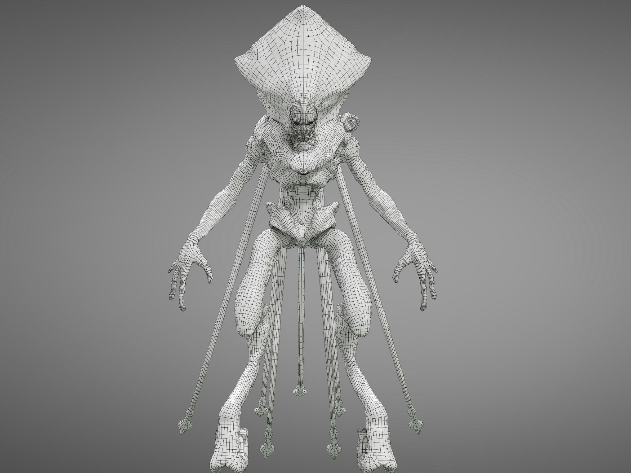 3D model Alien Independence Day VR / AR / low-poly rigged | CGTrader