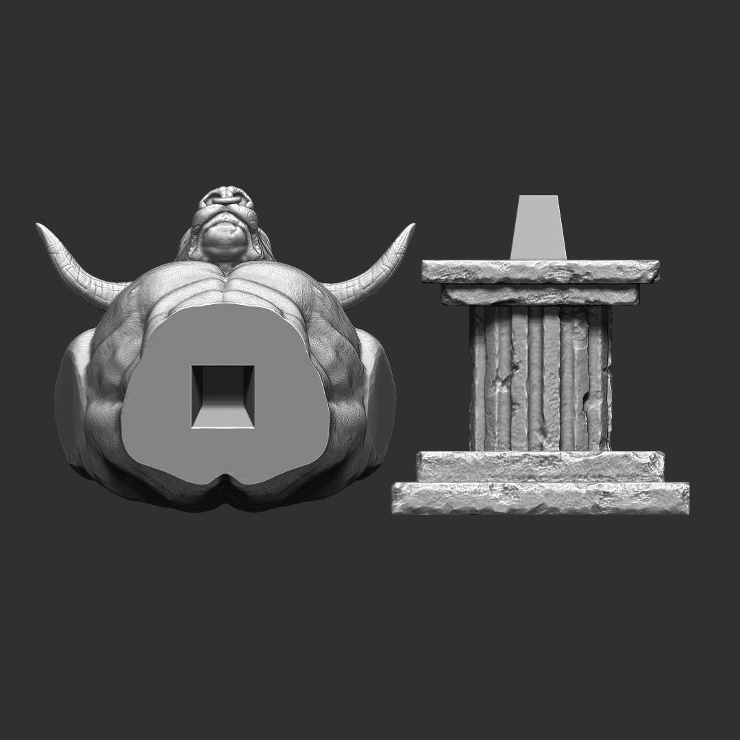 MINOTAUR BUST - MYTH 3D model | CGTrader