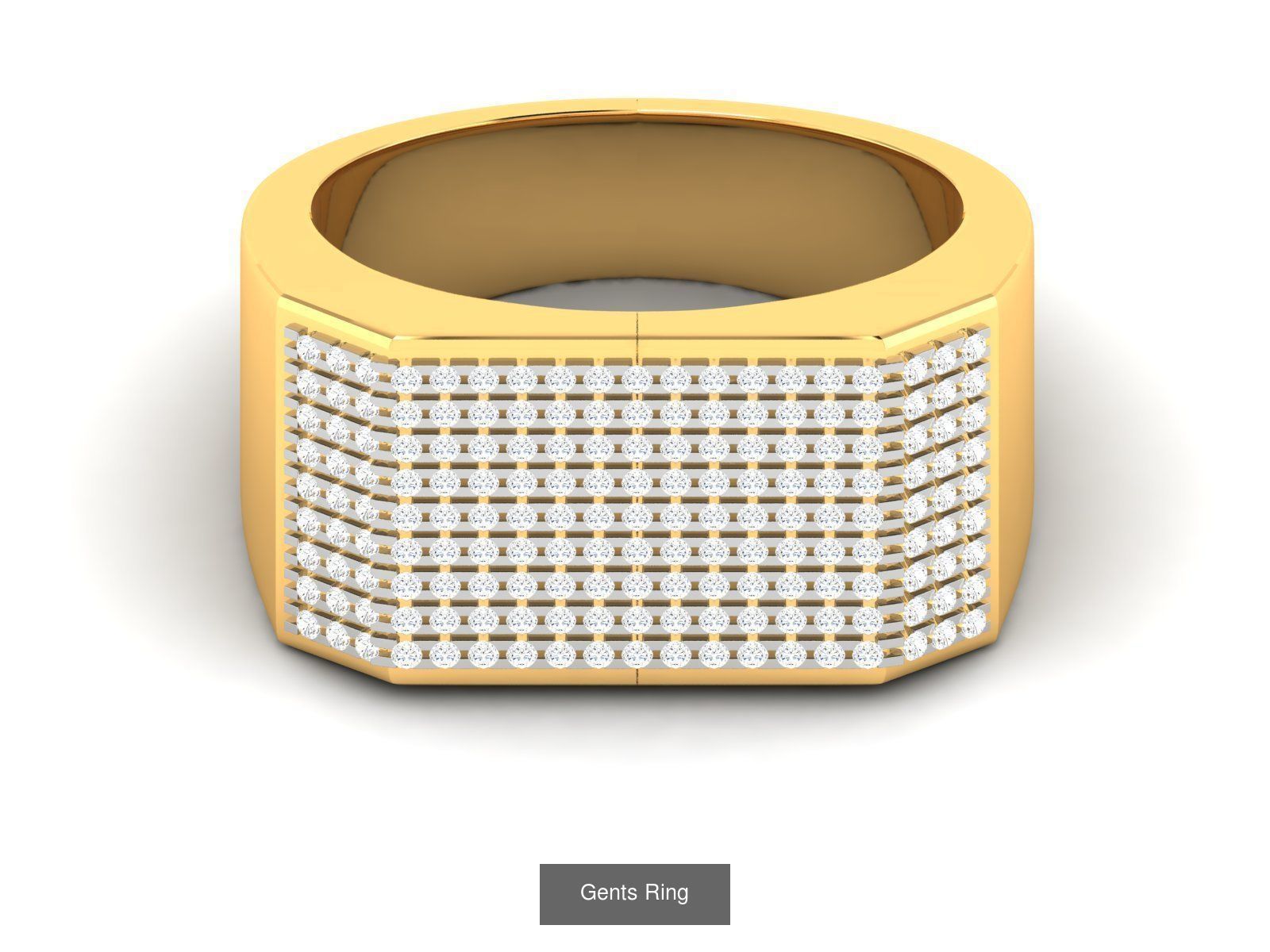 10 Gents ring pack 3D Model Collection | CGTrader