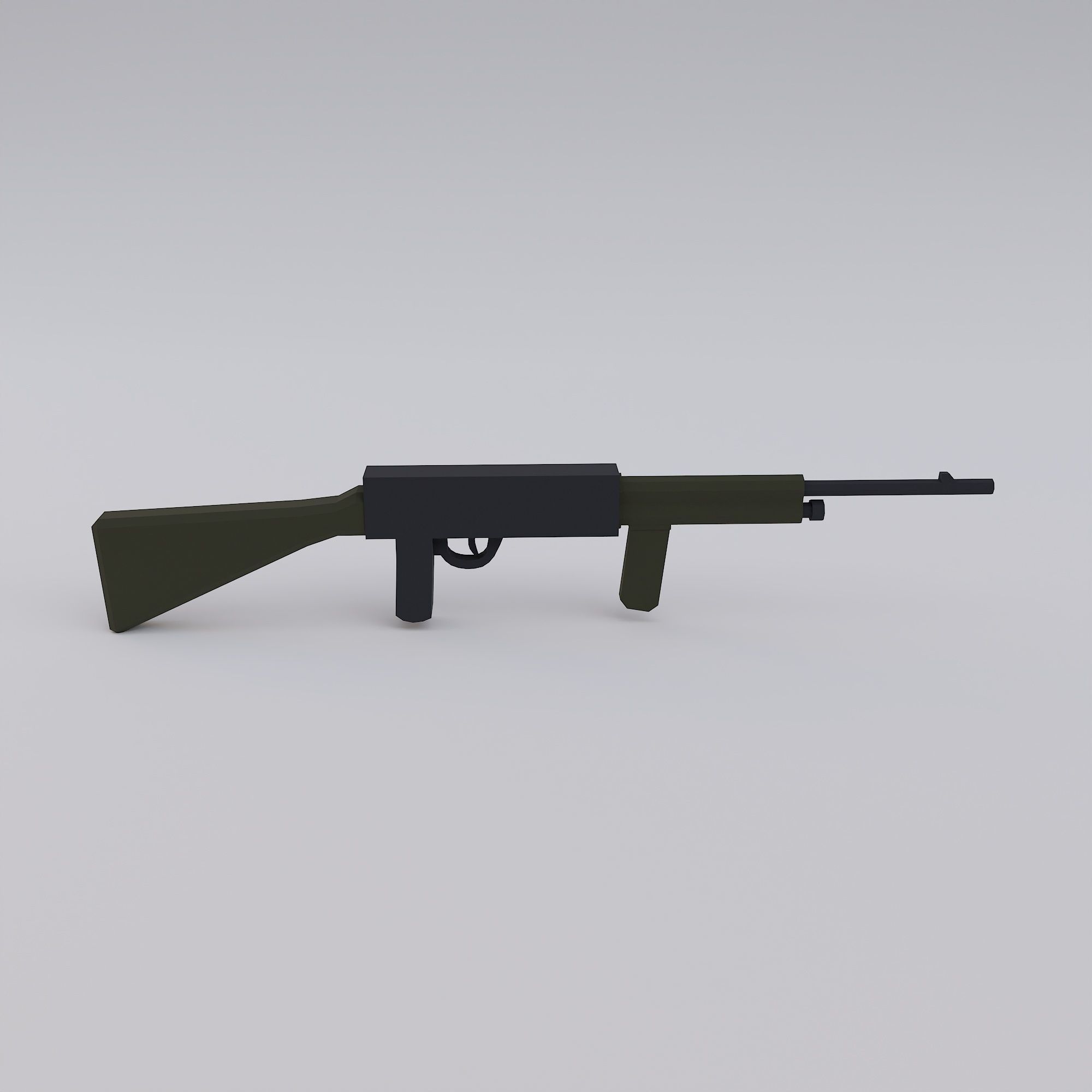 3D model EPK Pyrkal machine gun VR / AR / low-poly | CGTrader