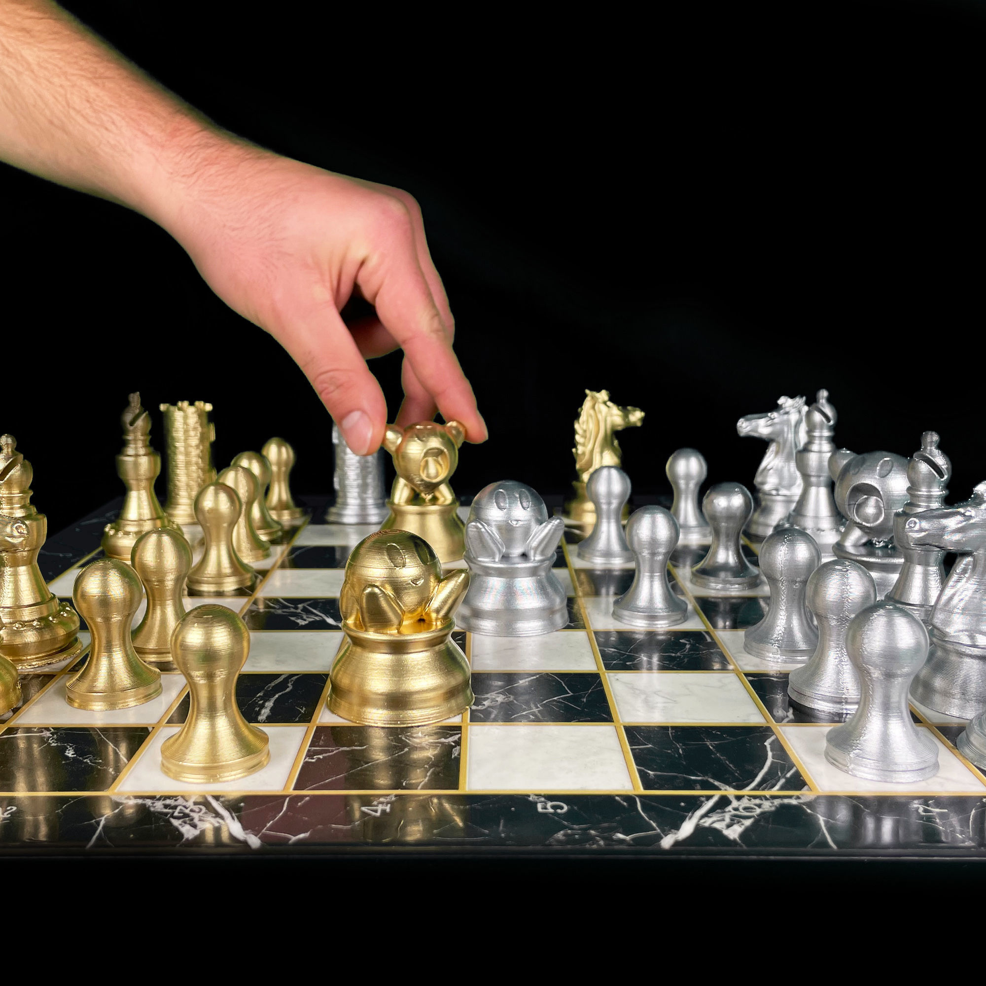 Kirby Game Characters Chess Set 3D model 3D printable | CGTrader