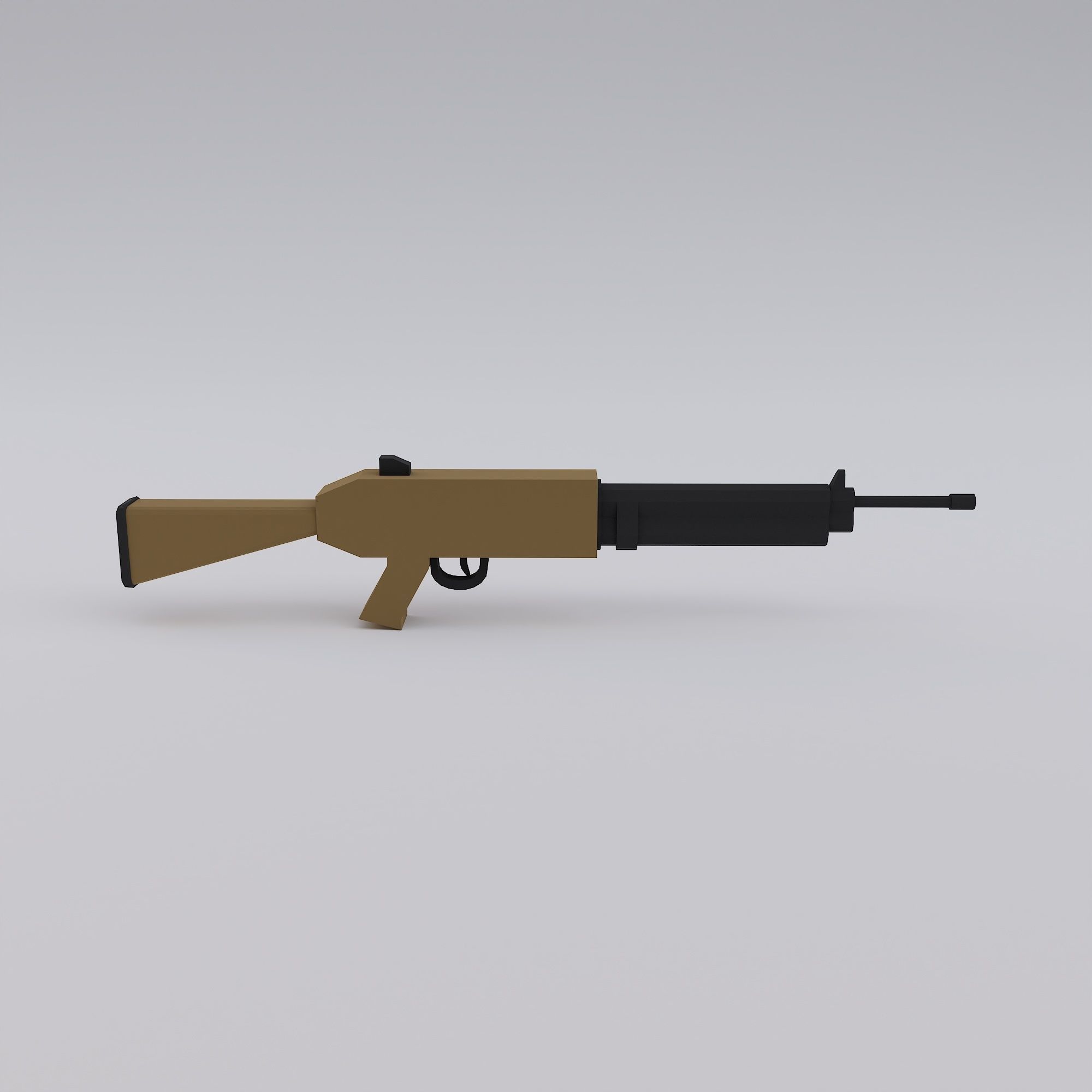 3D model Heckler Koch HK21 machine gun VR / AR / low-poly | CGTrader