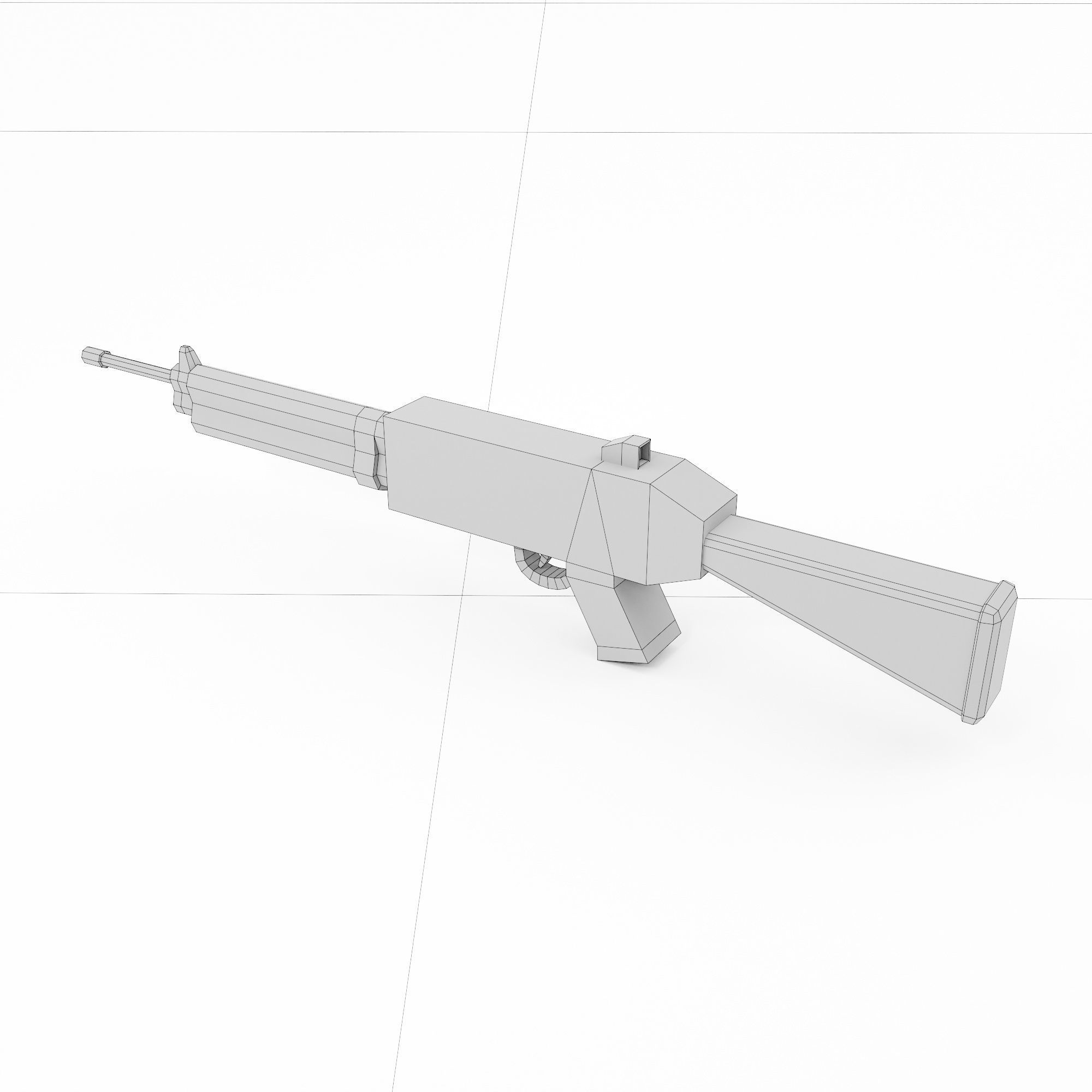 3D model Heckler Koch HK21 machine gun VR / AR / low-poly | CGTrader