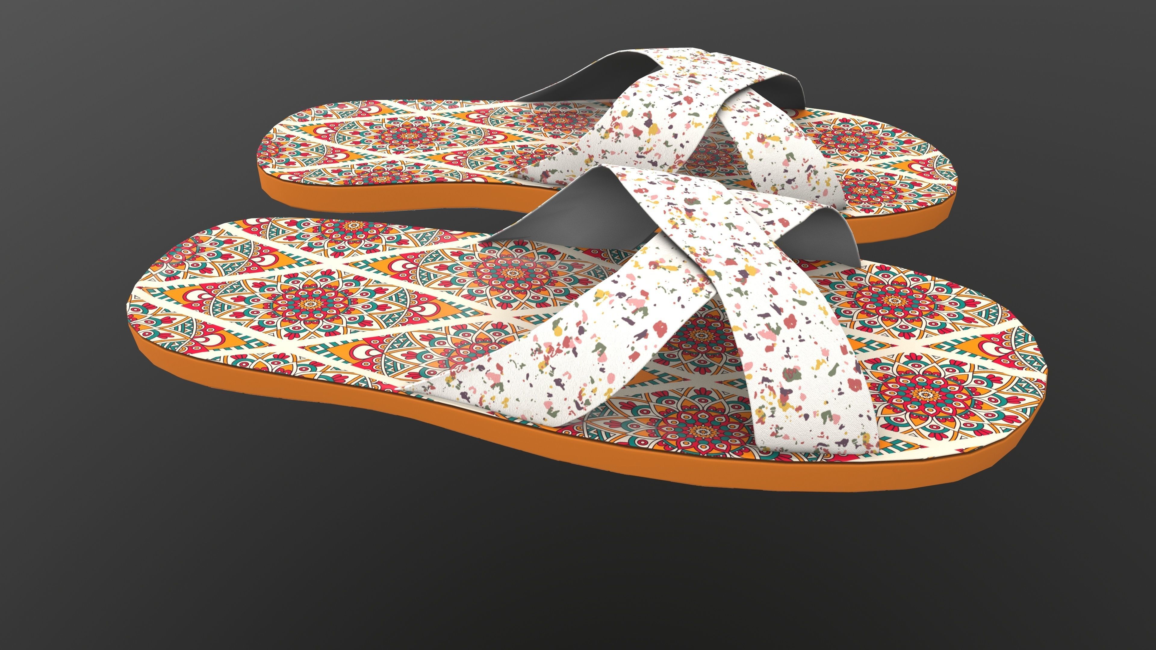 3D model Designer Slipper 3D Model AR VR PBR VR / AR / low-poly | CGTrader