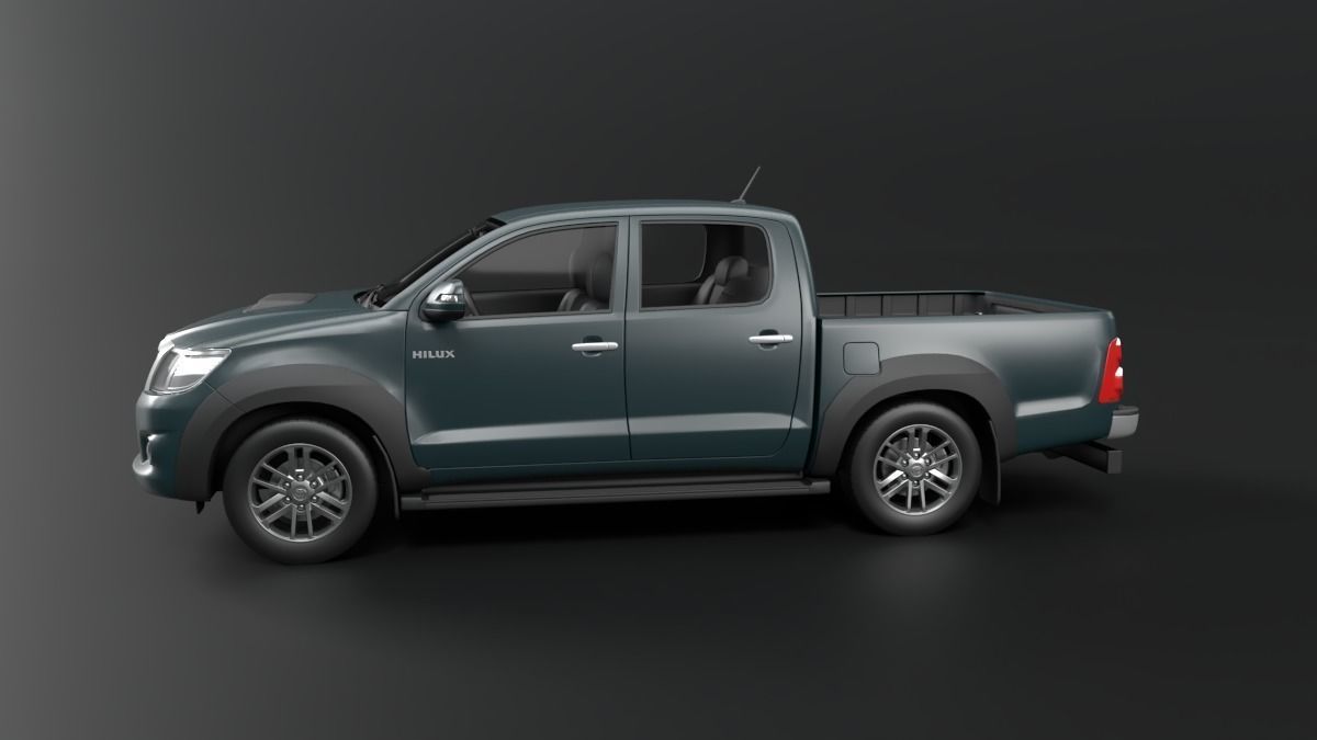 toyota hilux 3d 3D model | CGTrader