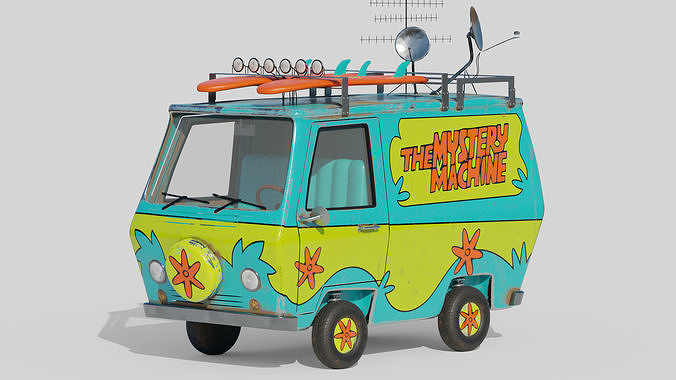 The Mystery Machine - Blender File 3D model | CGTrader