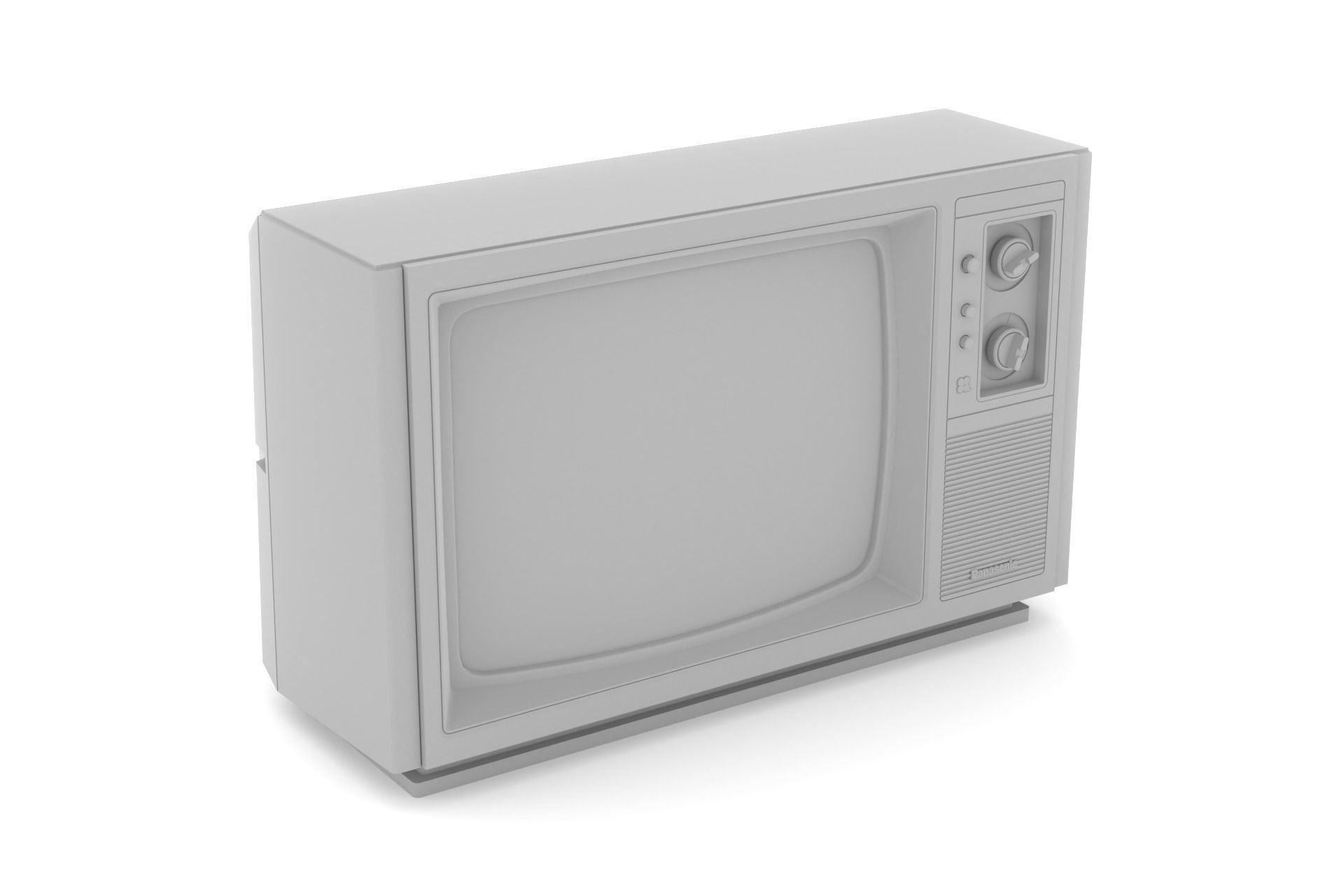 Vintage TV 3D model | CGTrader
