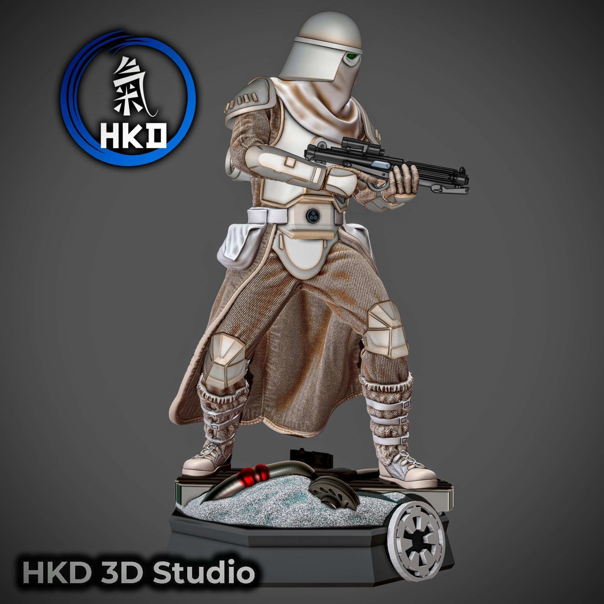 Star wars SnowTrooper Fanart 3D model 3D printable | CGTrader