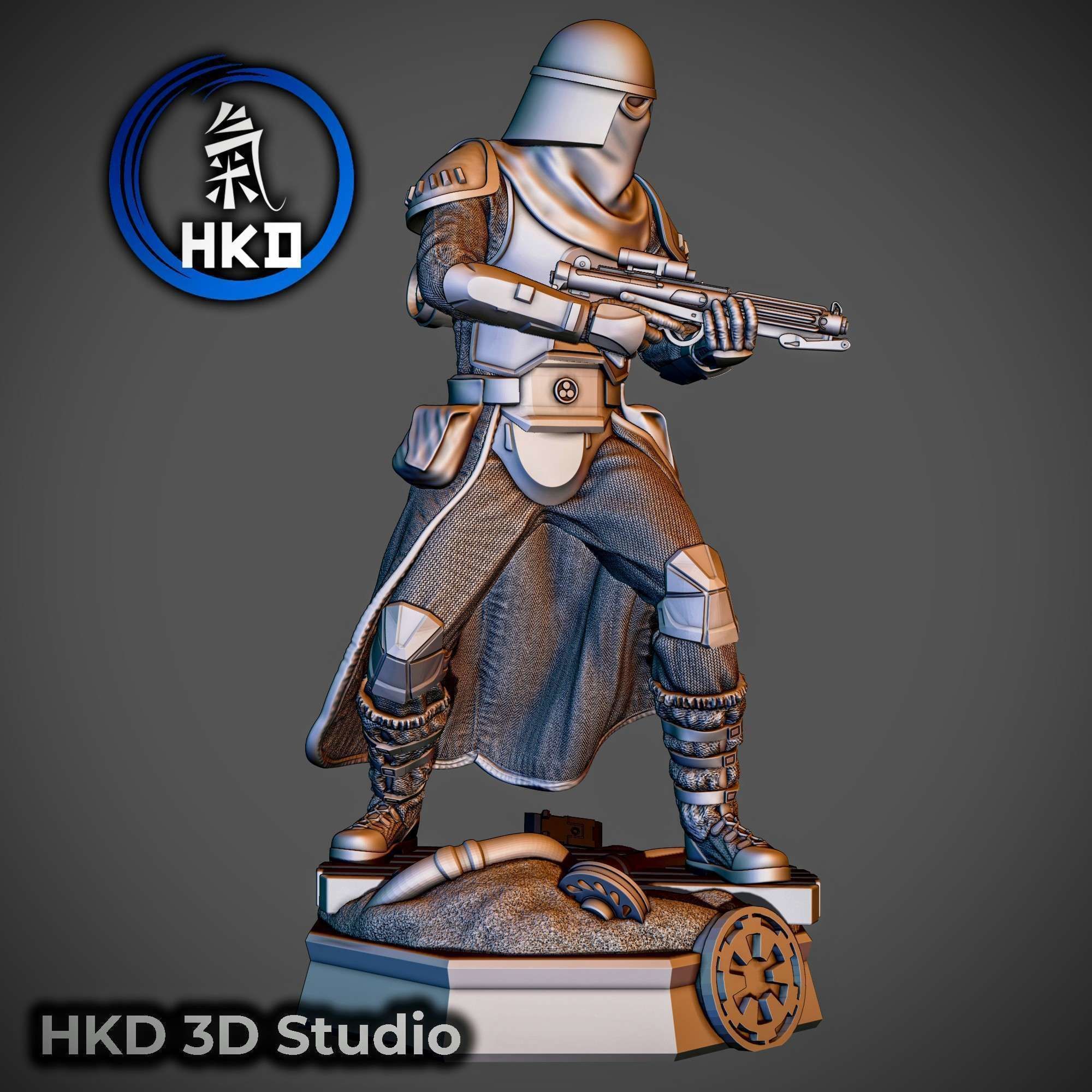 Star wars SnowTrooper Fanart 3D model 3D printable | CGTrader