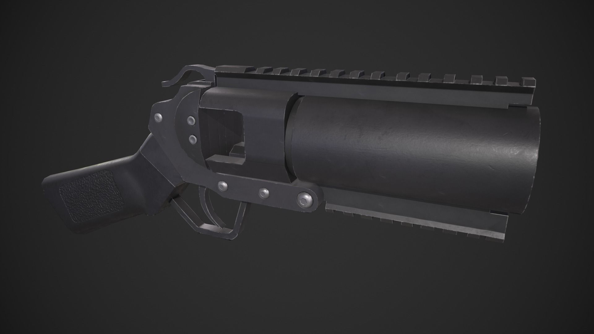 3D model M052 40mm Grenade Launcher VR / AR / low-poly | CGTrader