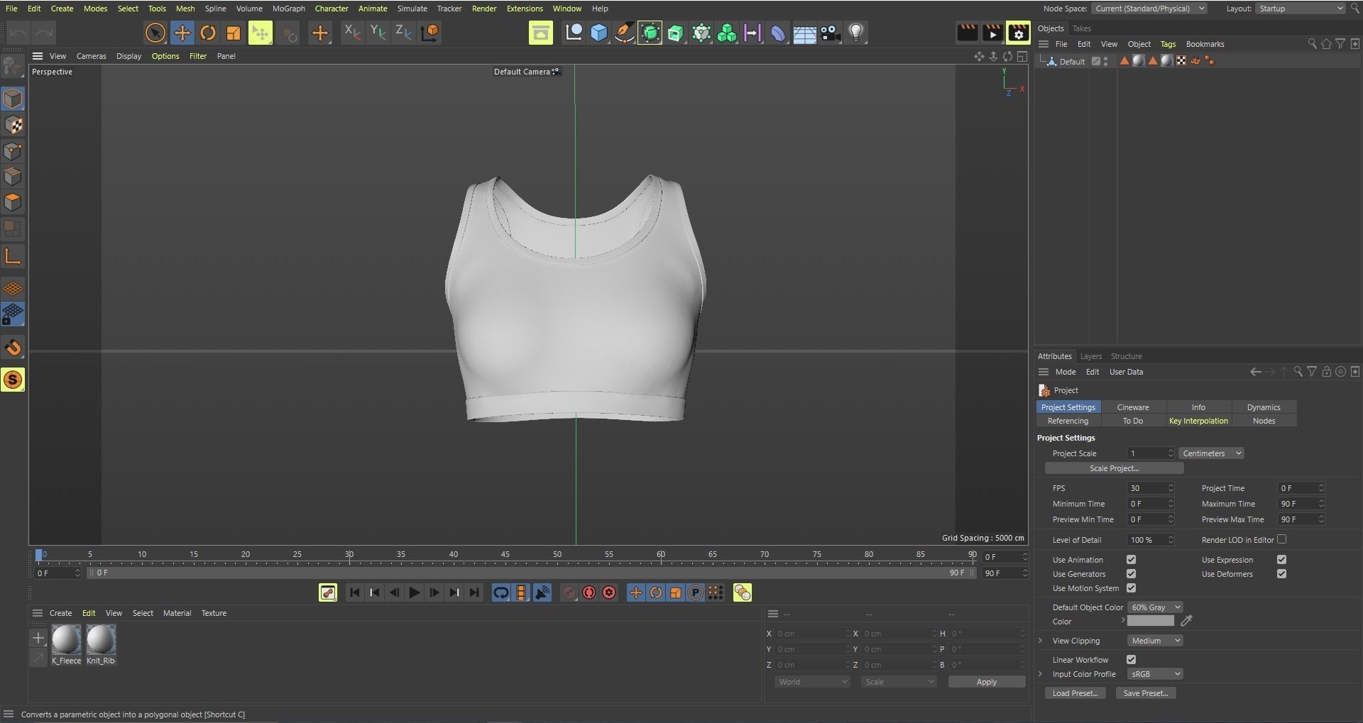 Classic Sporty Premium Bra Design 3D model | CGTrader