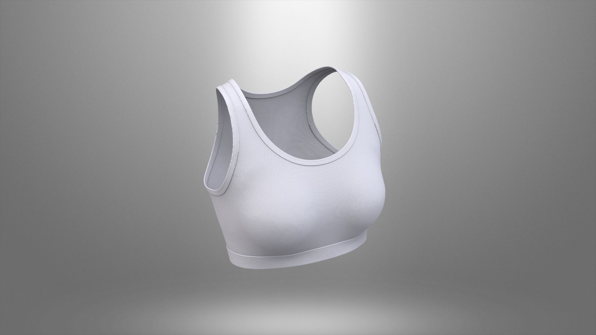 Classic Sporty Premium Bra Design 3D model | CGTrader