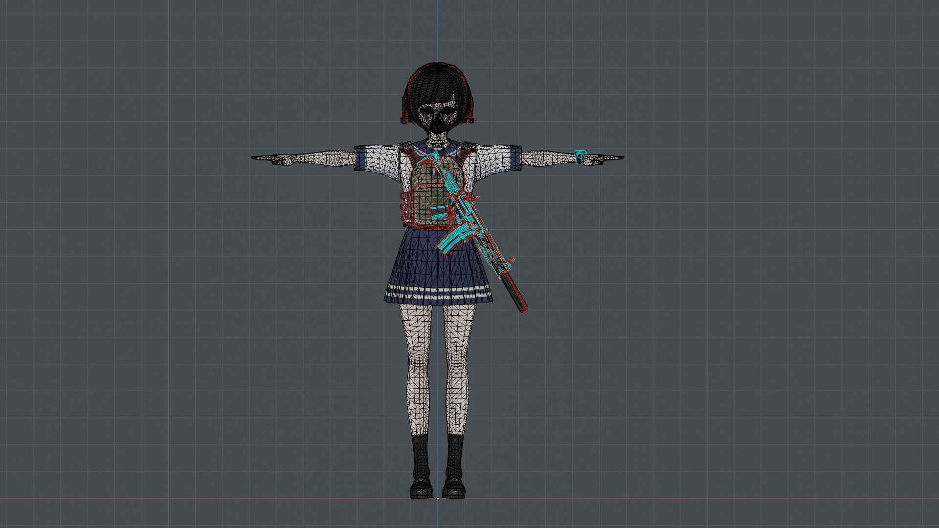 3D model Anime Operator VR / AR / low-poly | CGTrader