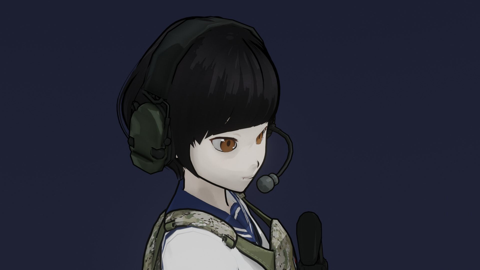 3D model Anime Operator VR / AR / low-poly | CGTrader