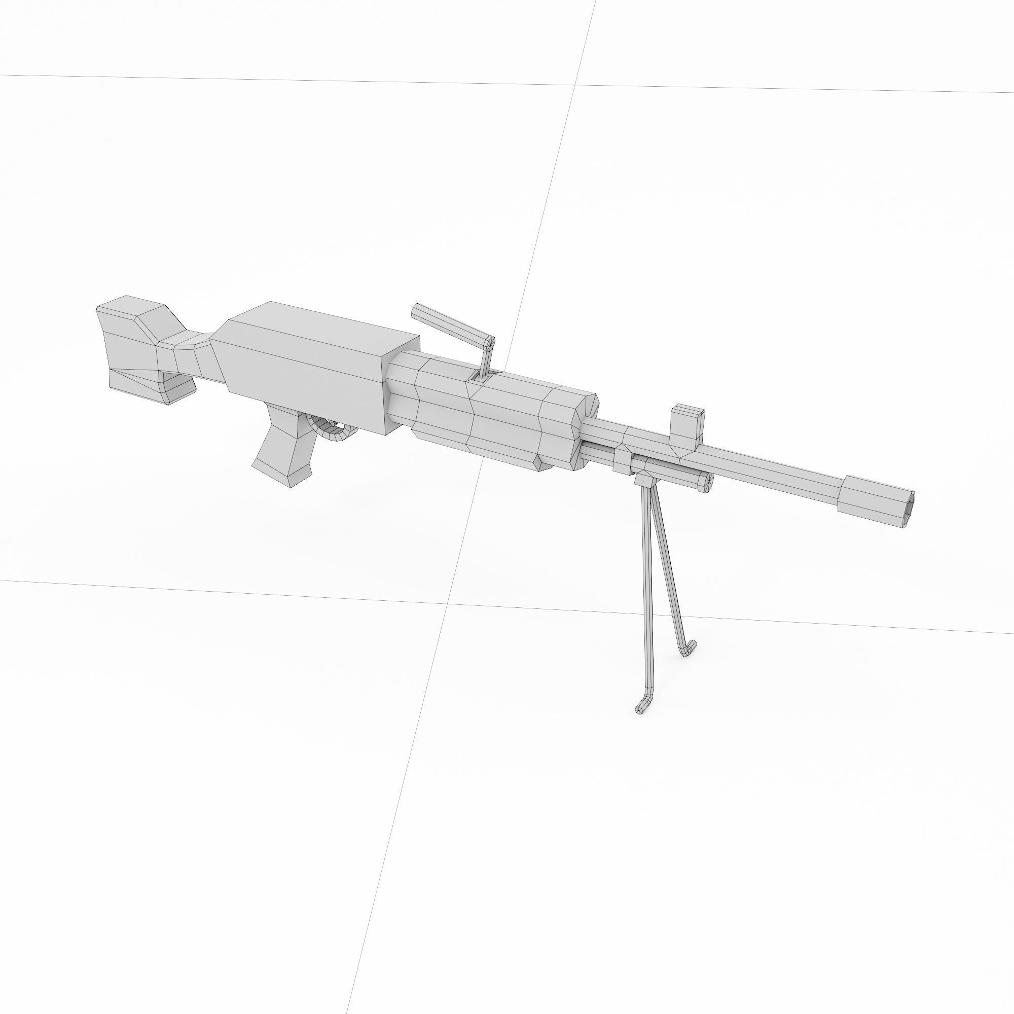 3D model Mk 48 MACHINE GUN VR / AR / low-poly | CGTrader