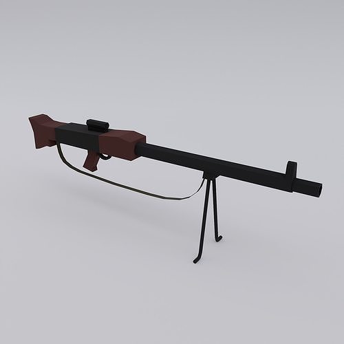 3D model MG30 machine gun VR / AR / low-poly | CGTrader