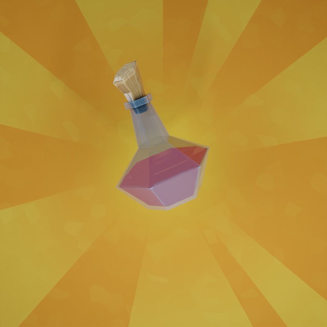 Stylized Potion free VR / AR / low-poly 3D model | CGTrader