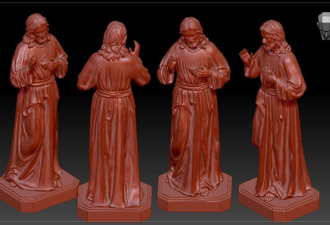 MODEL OF JESUS 3D model 3D printable | CGTrader
