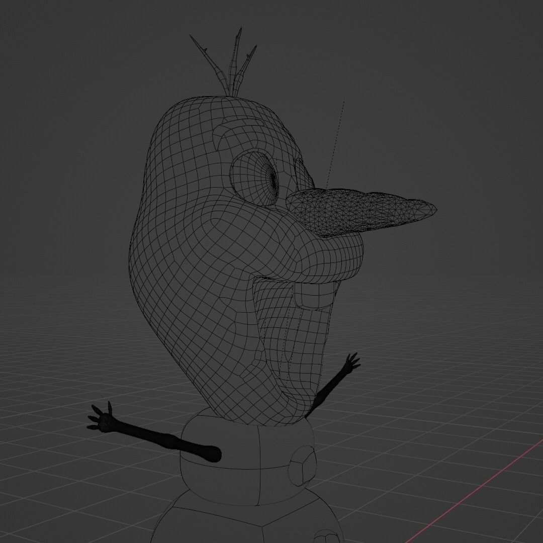 olaf from frozen 3D model | CGTrader
