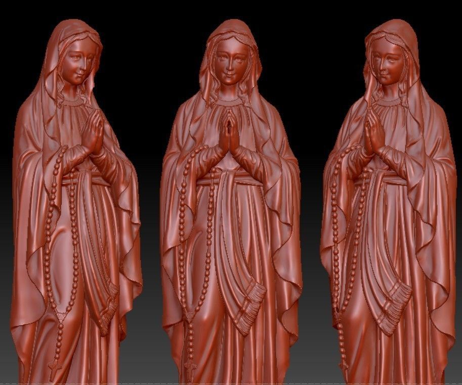model of mother revealing virtue 3D model | CGTrader