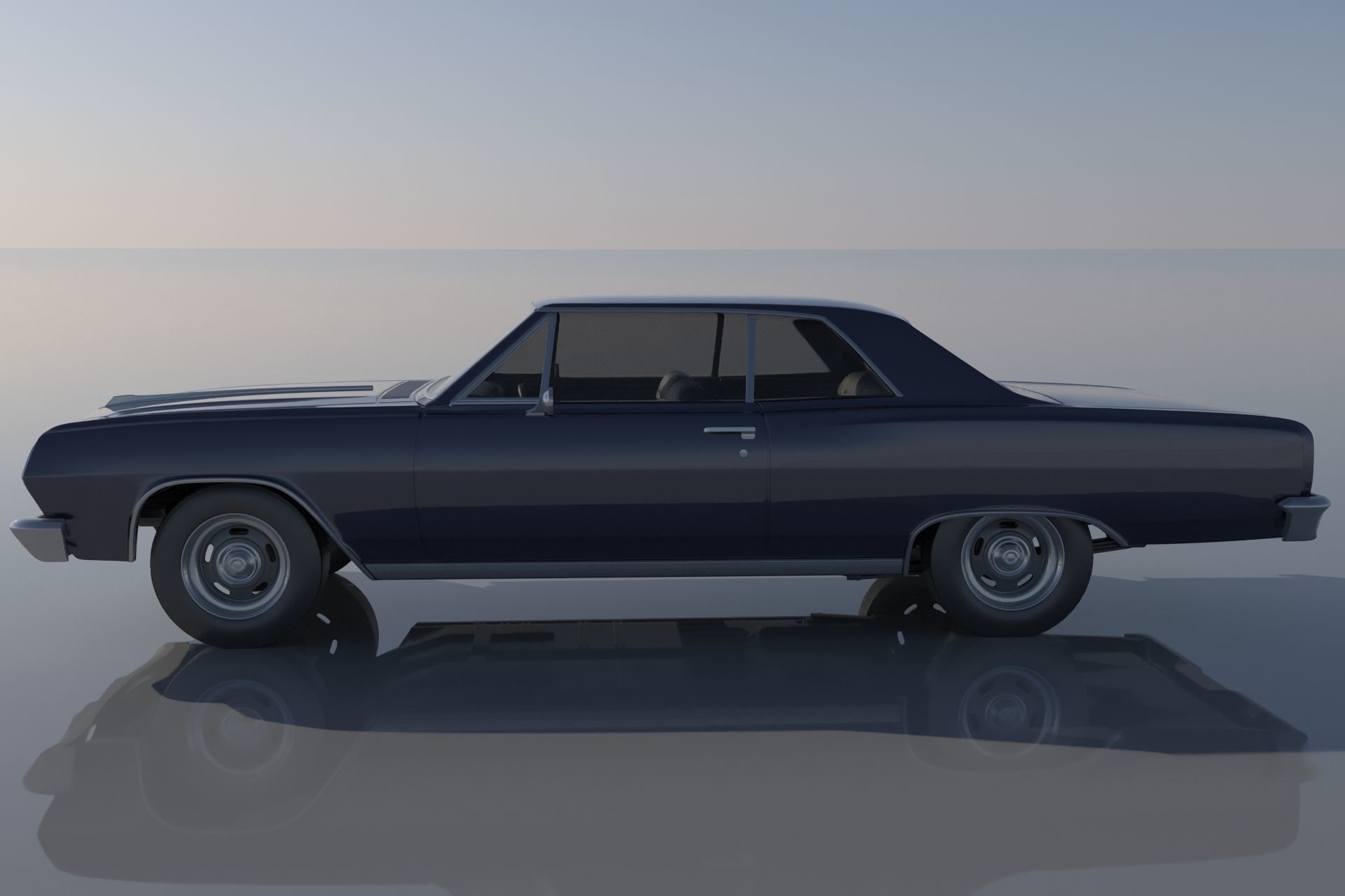 Chevrolet Chevelle 1965 3D model 3D printable | CGTrader