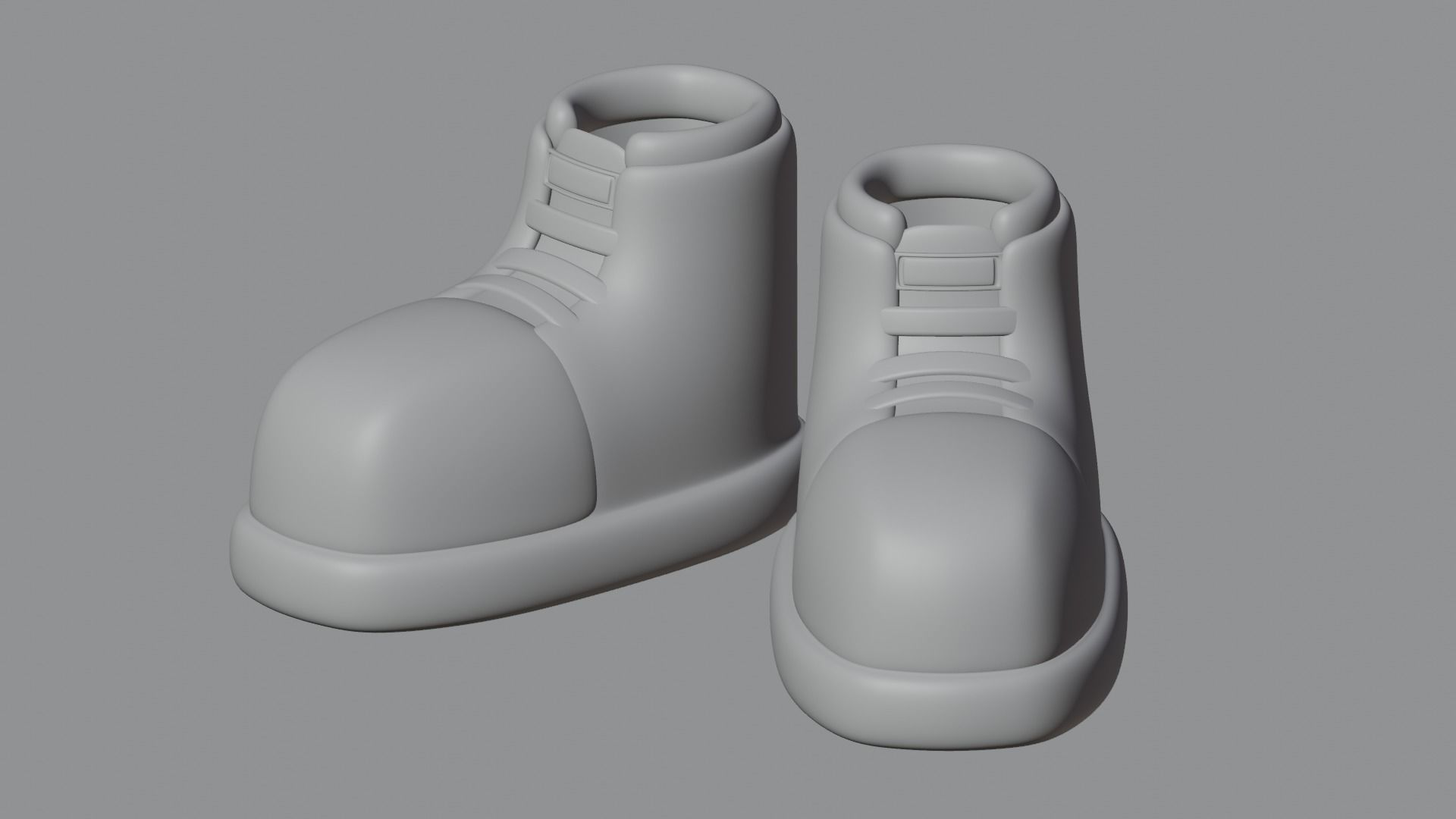 Sneakers pair of free 3D model | CGTrader