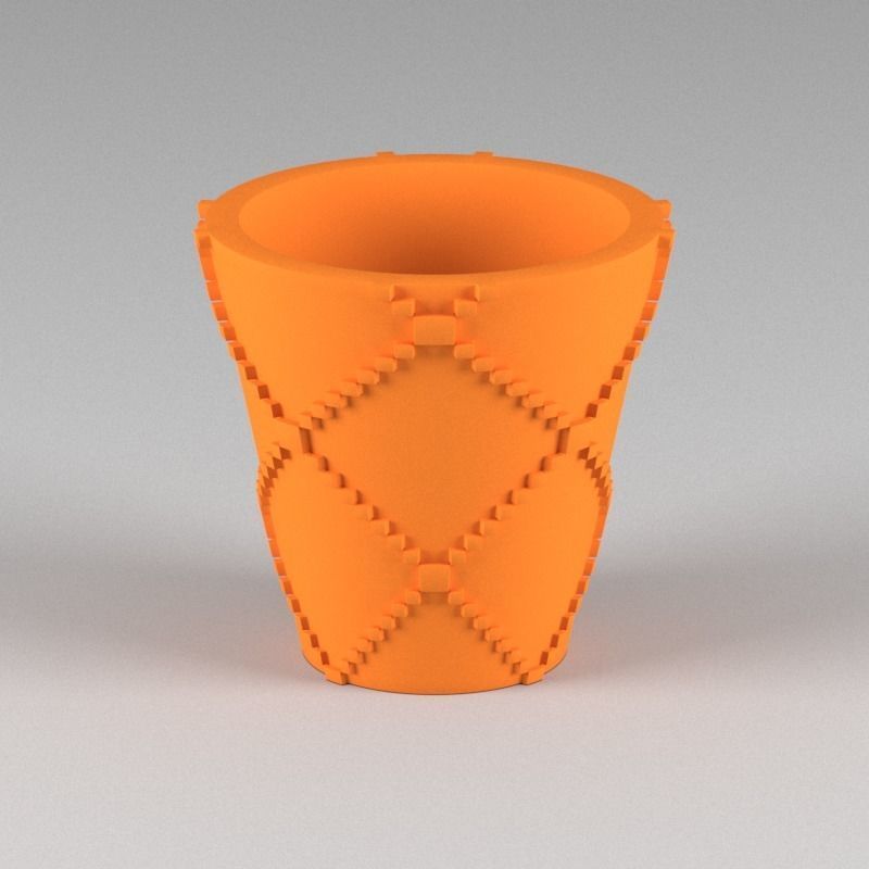 miniature flower pot 02 3D model 3D printable | CGTrader